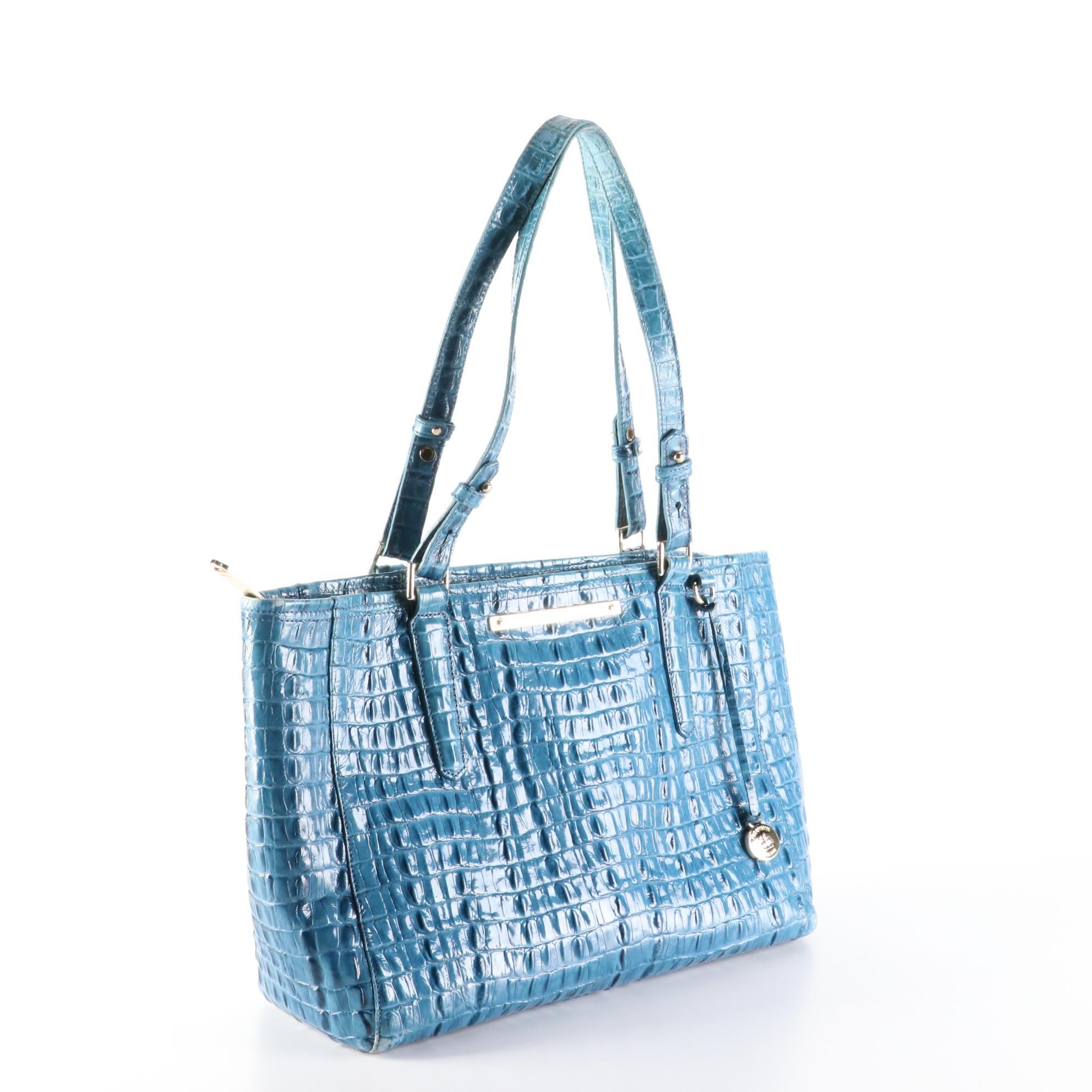 Brahmin Tote Bag in Melbourne Croc-Embossed Leather | EBTH