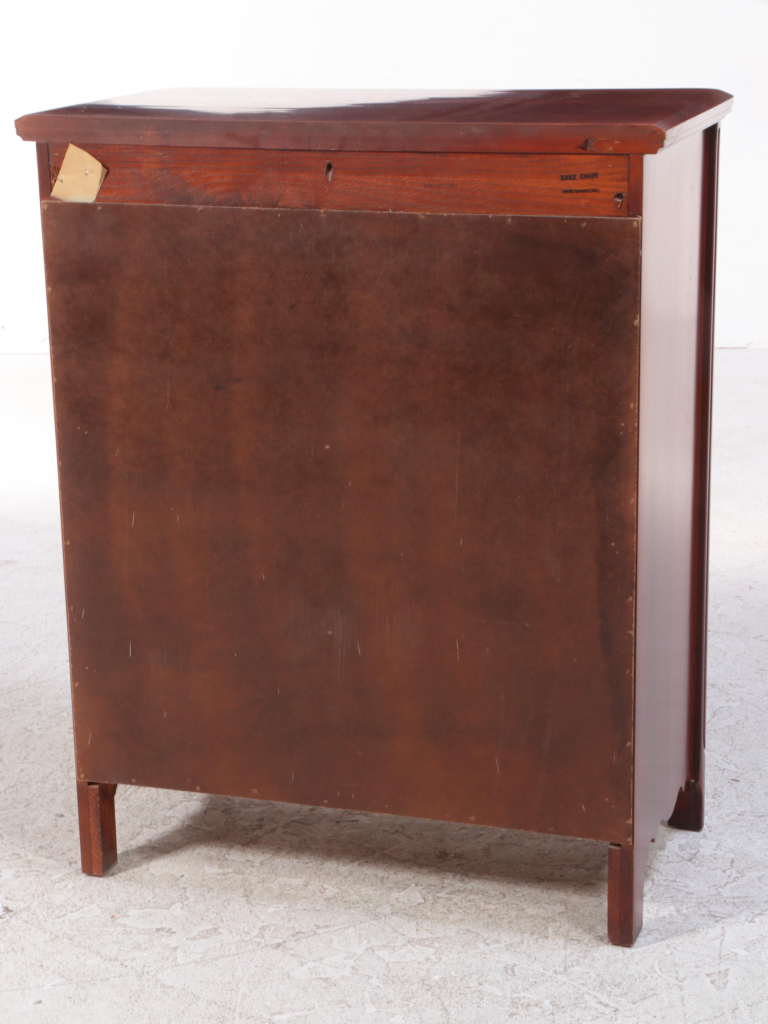 Davis Cabinet Company "Lillian Russell" Cherrywood Four-Drawer Chest | EBTH