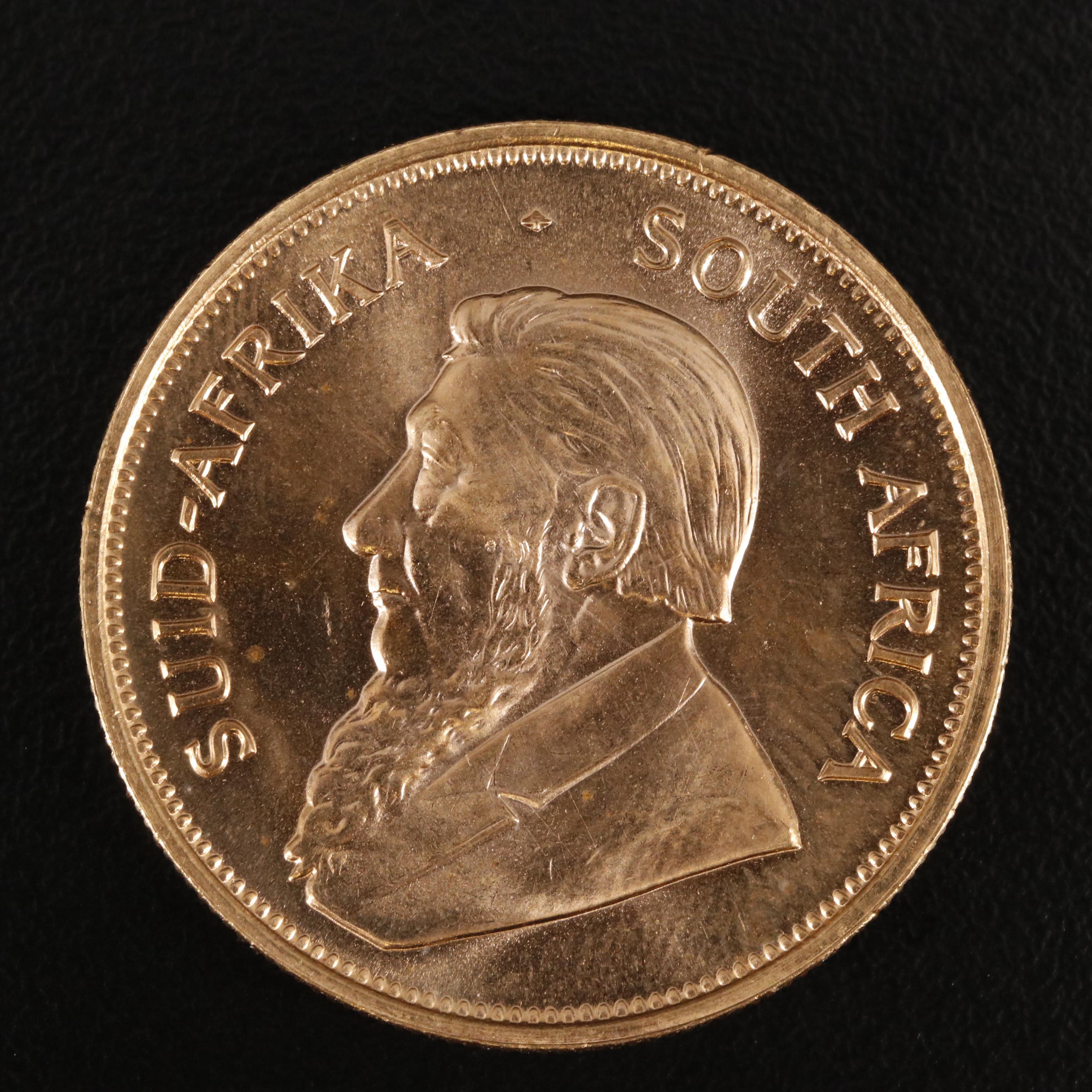 1975 South Africa Krugerrand 1oz. Gold Bullion Coin | EBTH