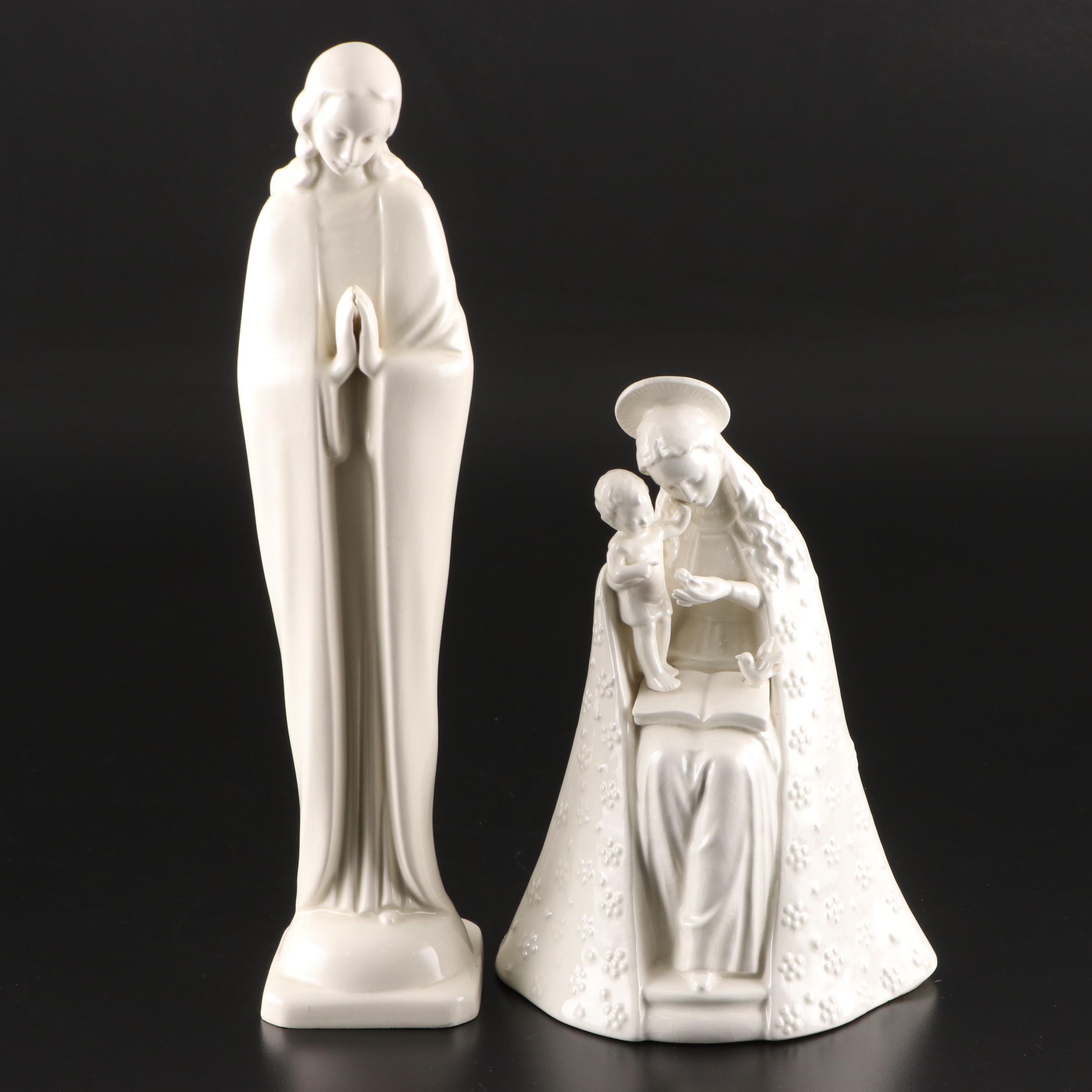 Goebel "Flower Madonna" and Other Madonna Statue | EBTH