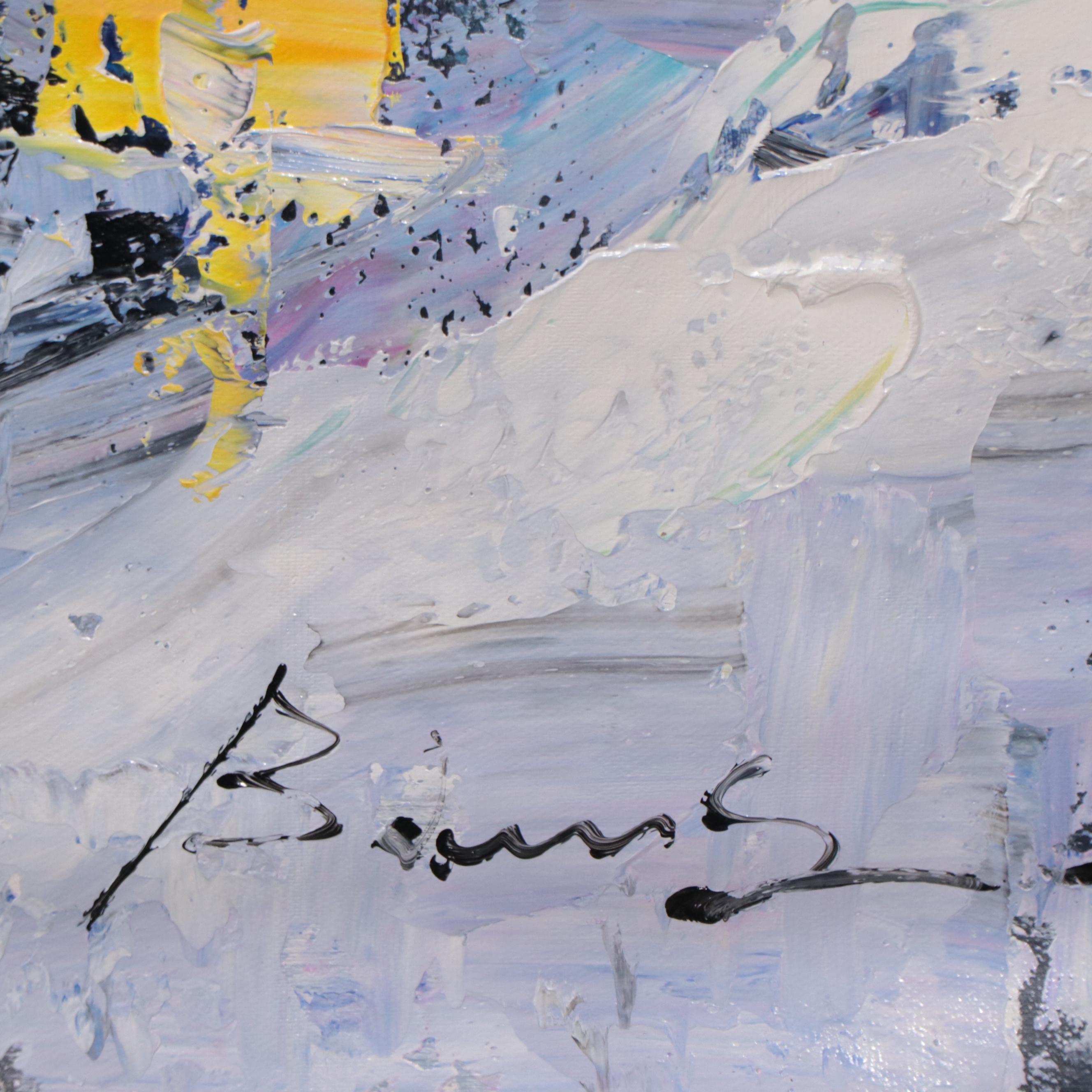 Bing Abstract Oil Painting | EBTH