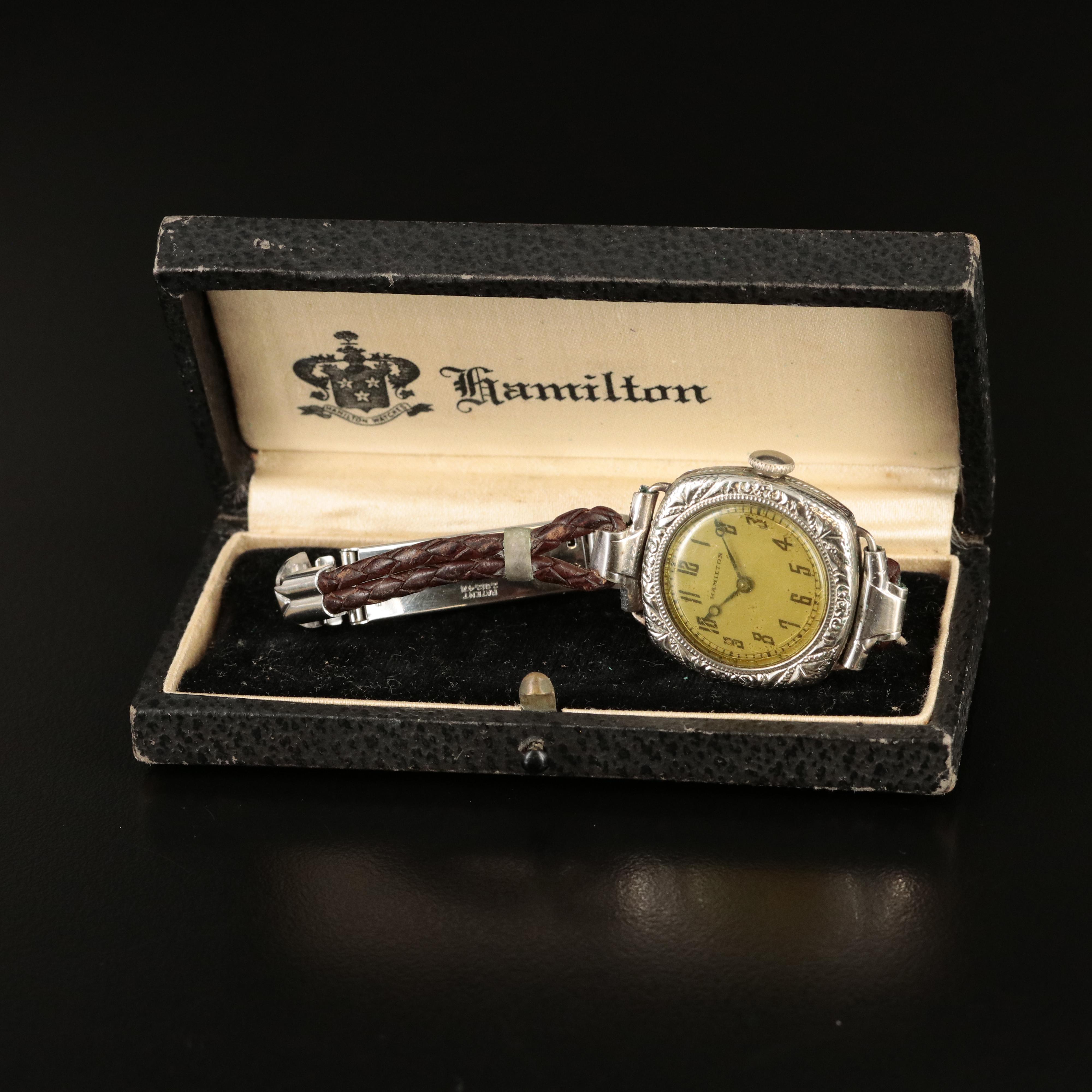 1925 Hamilton Gold-Filled Stem Wind Wristwatch | EBTH