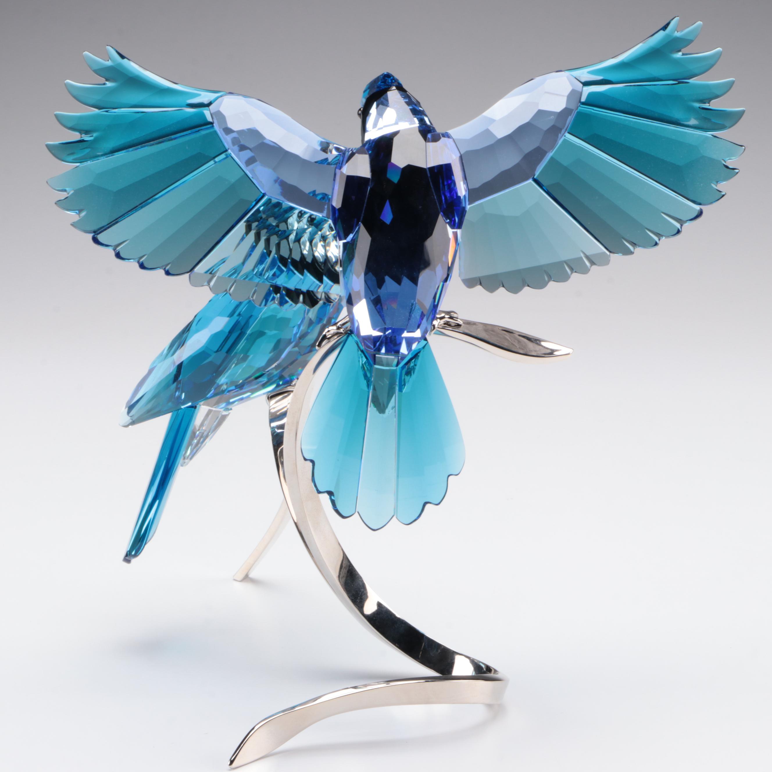 Swarovski Crystal "Blue Jays" Figurines | EBTH