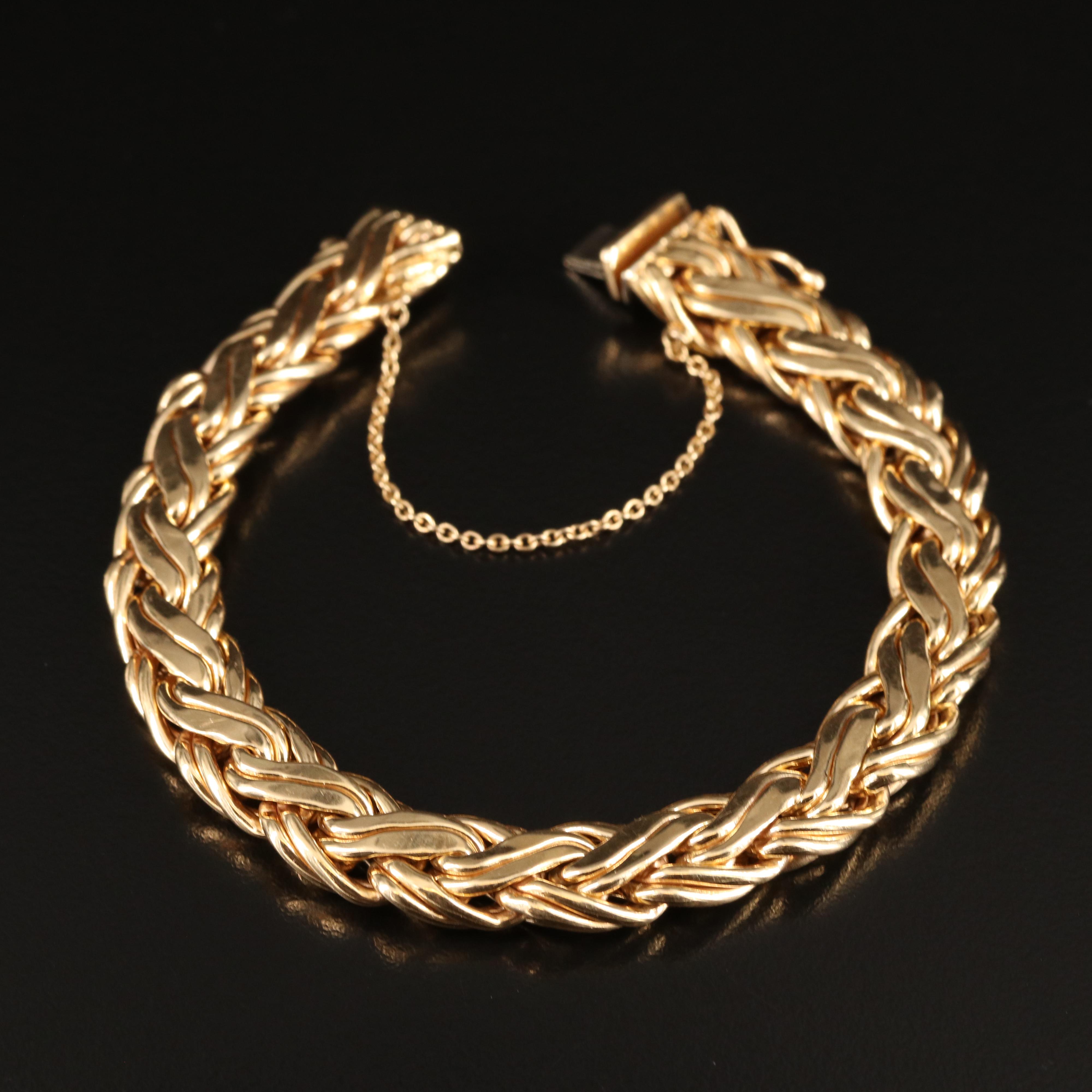 Tiffany & Co. 14K Wheat Chain Bracelet | EBTH