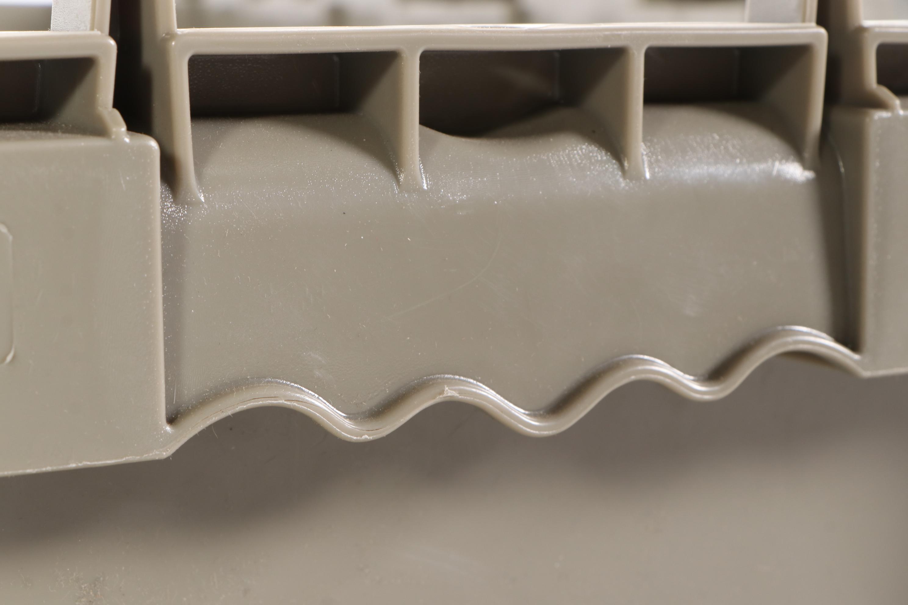 Five Gray Plastic Storage Totes | EBTH