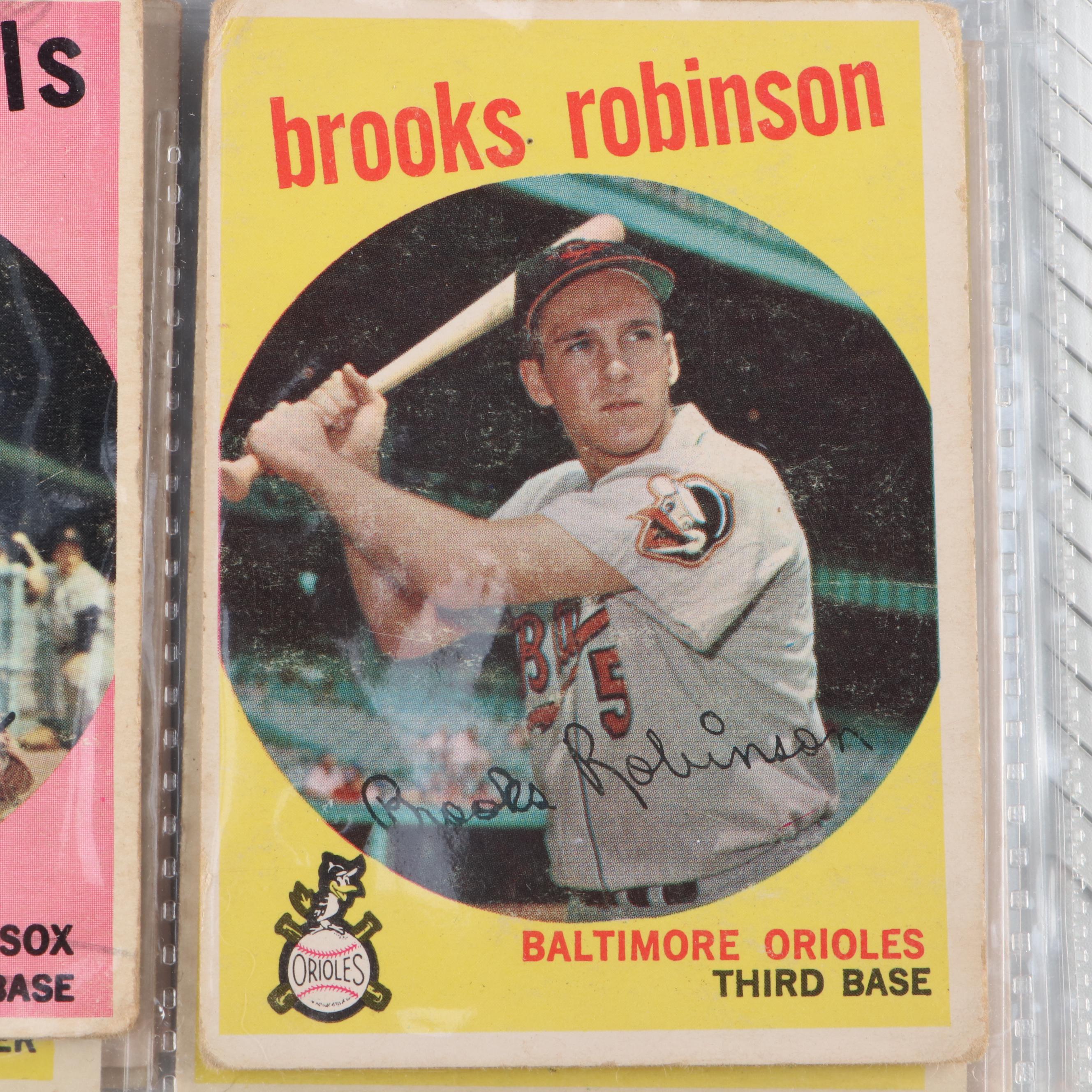 1959 Topps Baseball Cards with Stan Williams, Brooks Robinson, and More ...