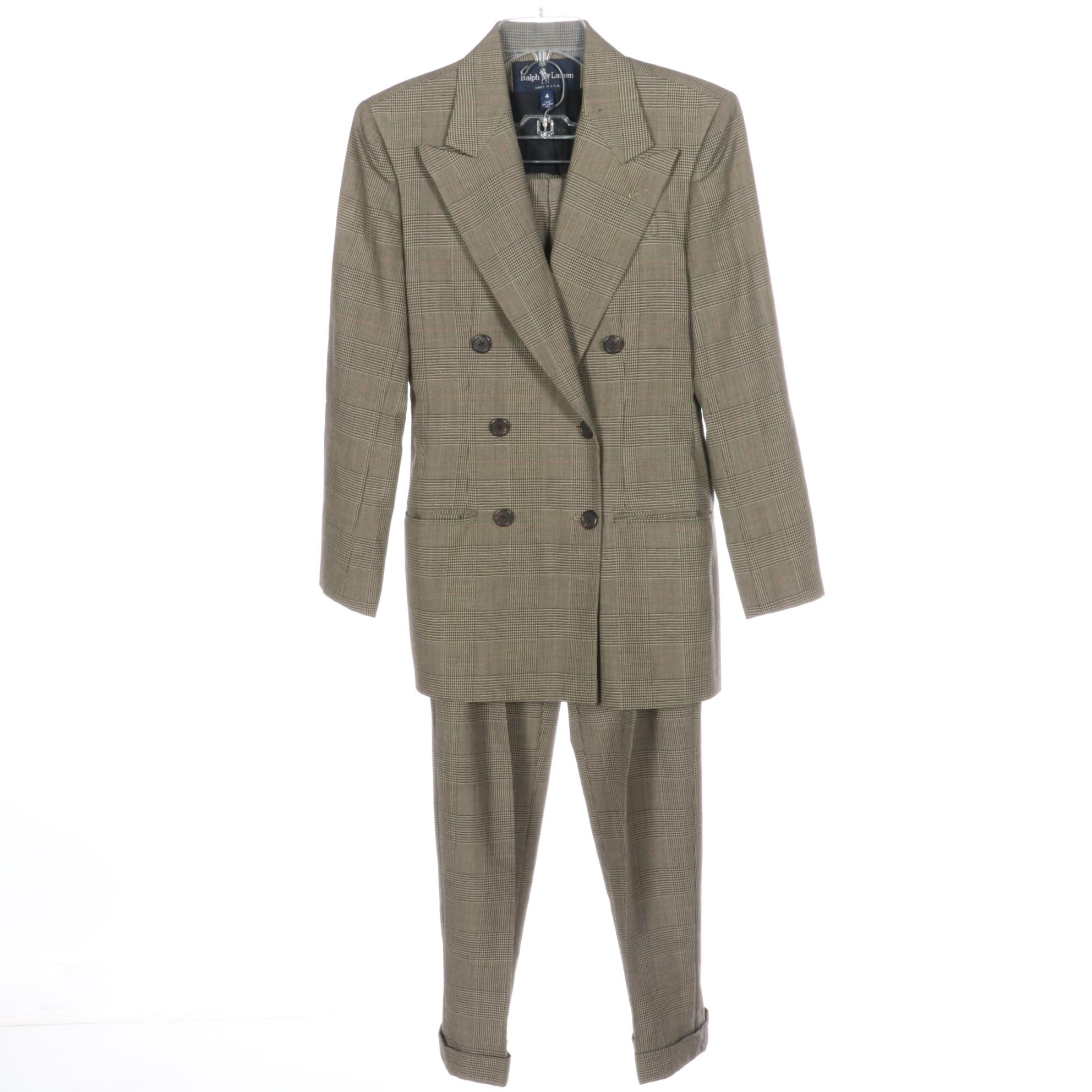Ralph Lauren Wool Pantsuit with Armani Collezioni and Iris Singer Wool ...