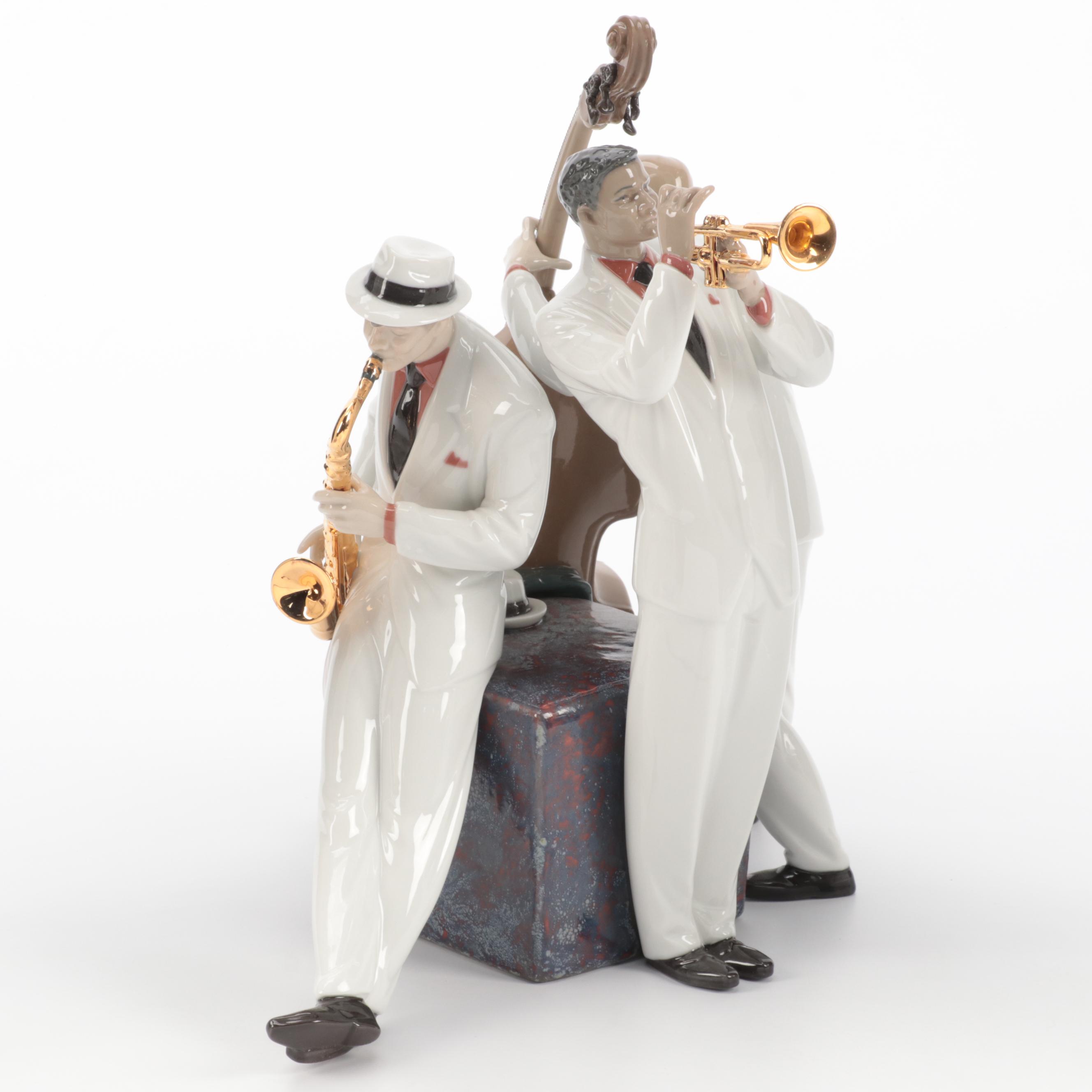 Lladró "Jazz Trio" Limited Edition Porcelain Figurine, 2011 | EBTH