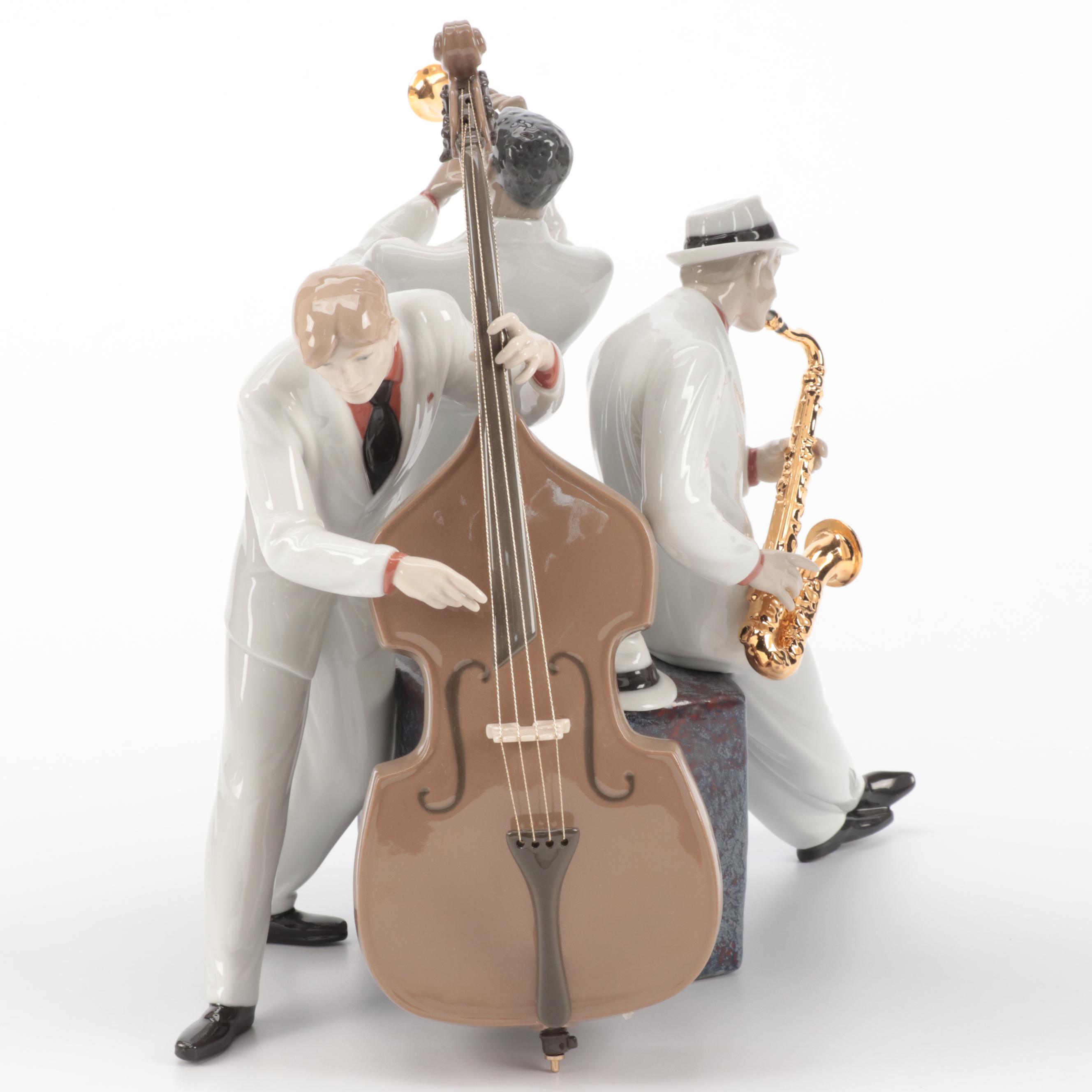 Lladró "Jazz Trio" Limited Edition Porcelain Figurine, 2011 | EBTH