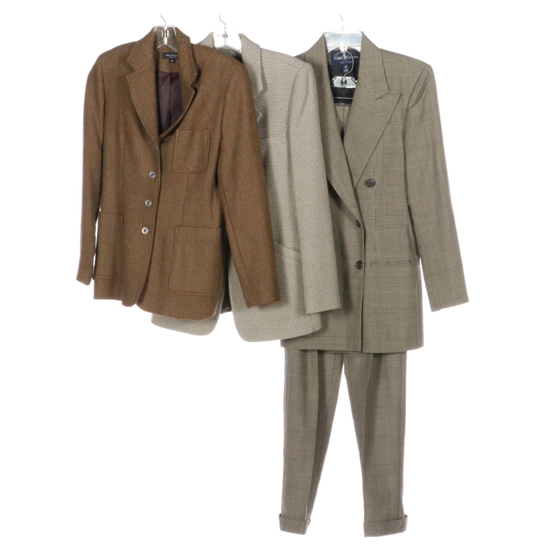 Ralph Lauren Wool Pantsuit with Armani Collezioni and Iris Singer Wool ...