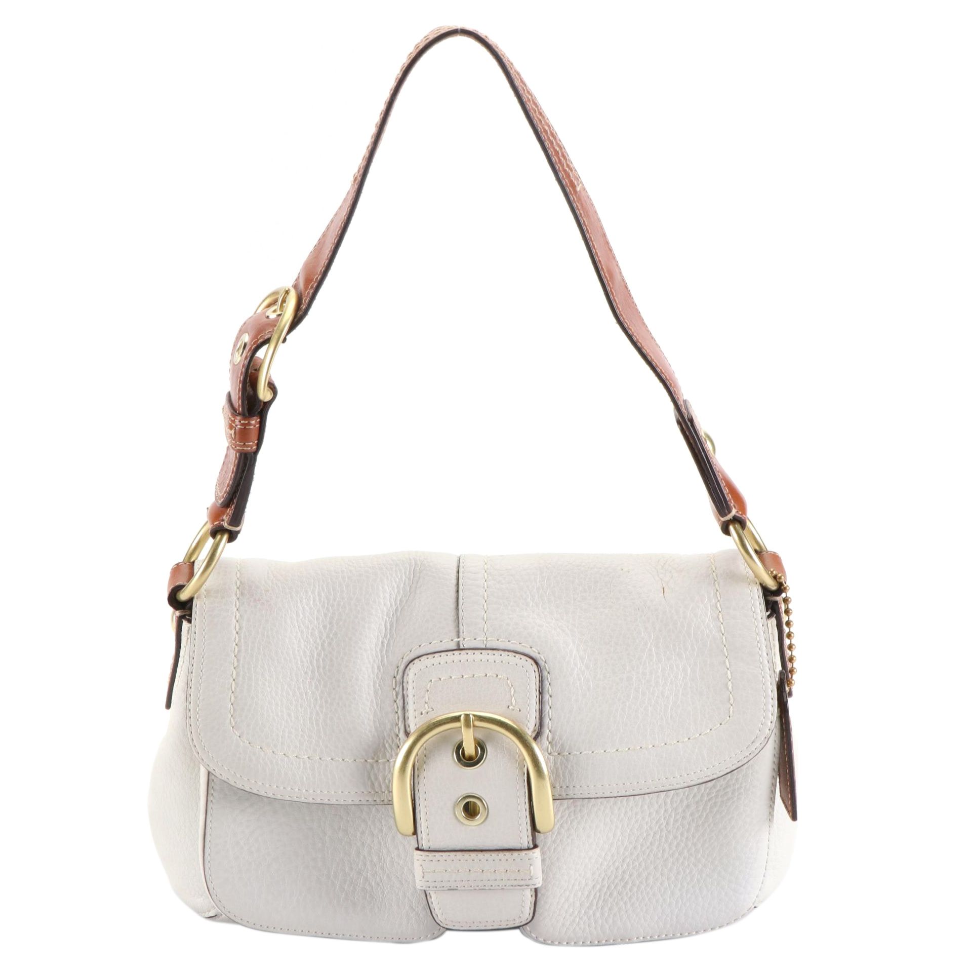 Coach Front-Flap Shoulder Bag in Grained Leather | EBTH