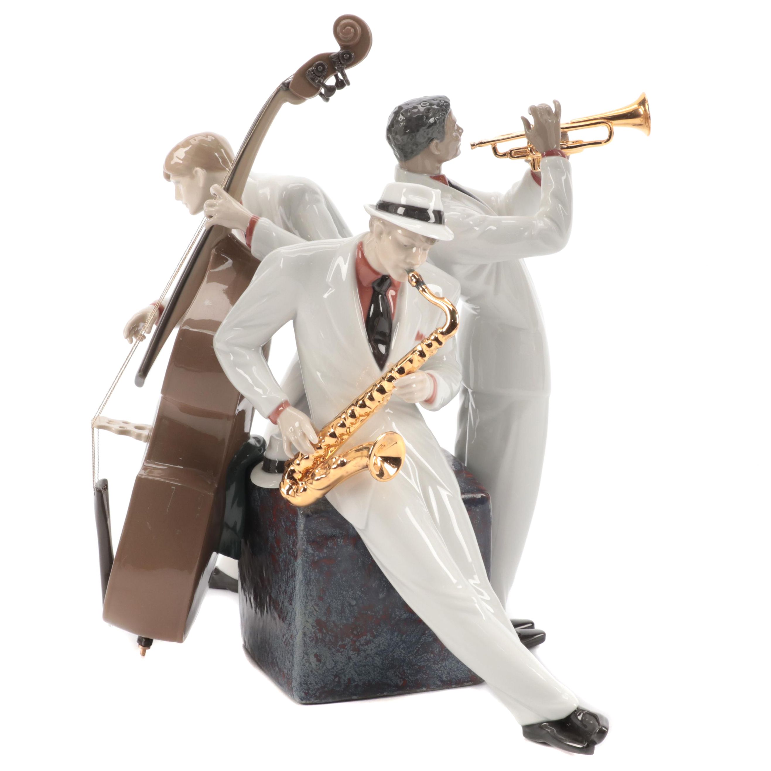 Lladró "Jazz Trio" Limited Edition Porcelain Figurine, 2011 | EBTH