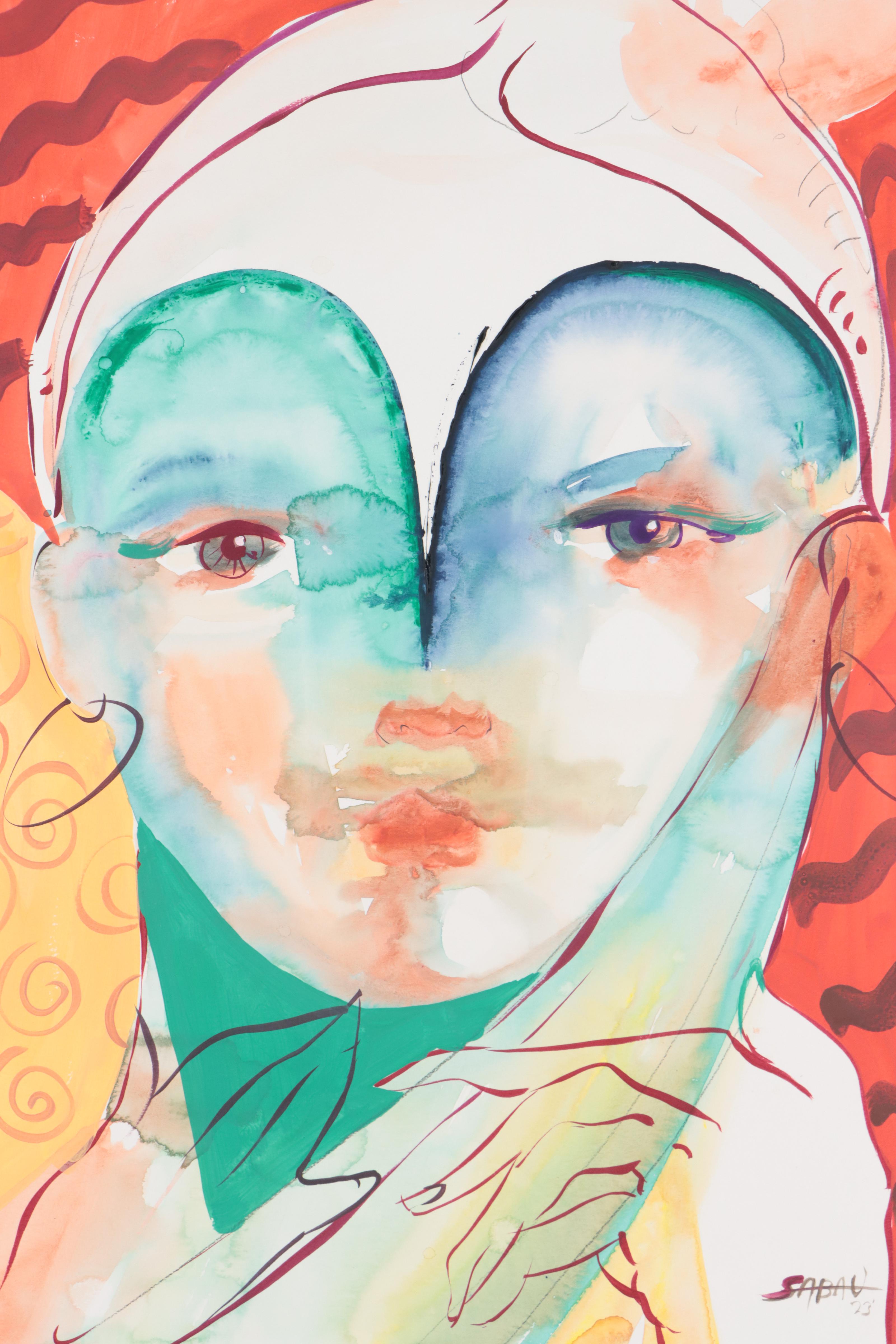 Dan Sabau Watercolor Painting "Night Owl," 2023 | EBTH