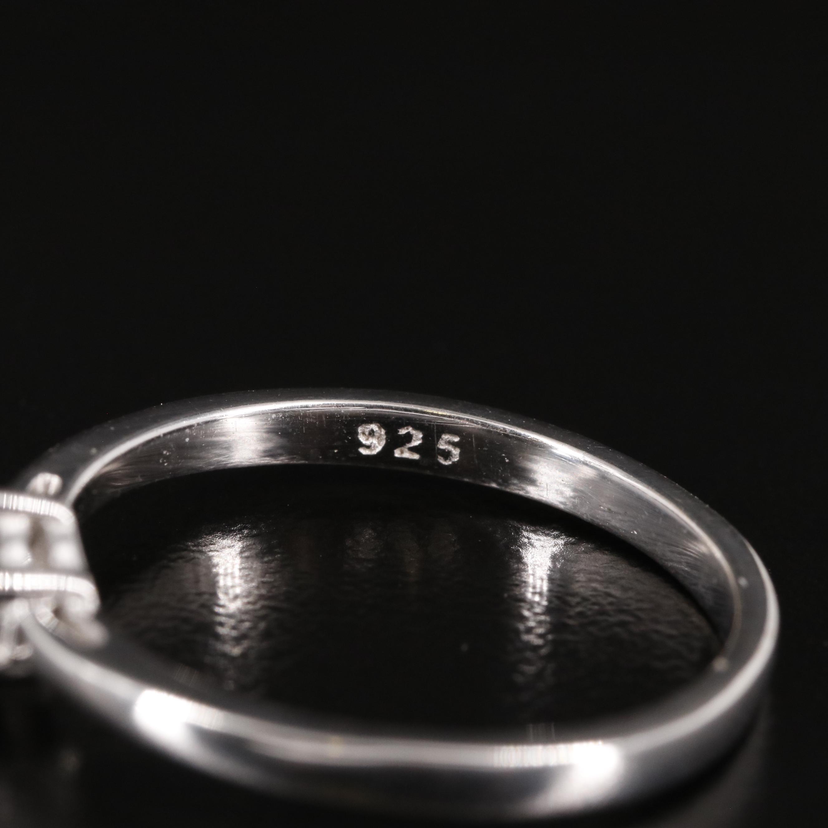 Sterling Diamond Tapered Ring | EBTH