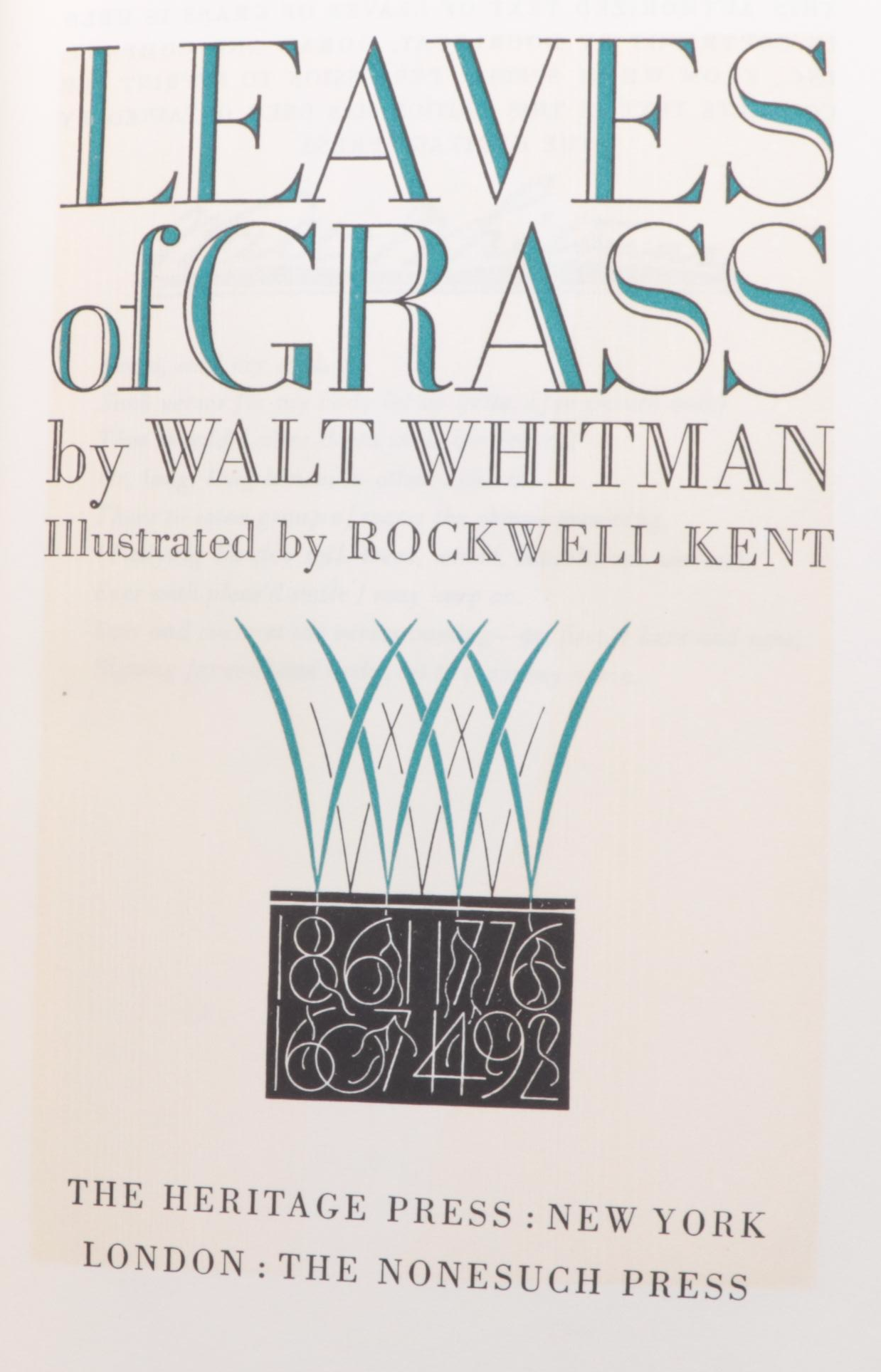 Rockwell Kent Illustrated "Leaves of Grass" by Walt Whitman and More | EBTH