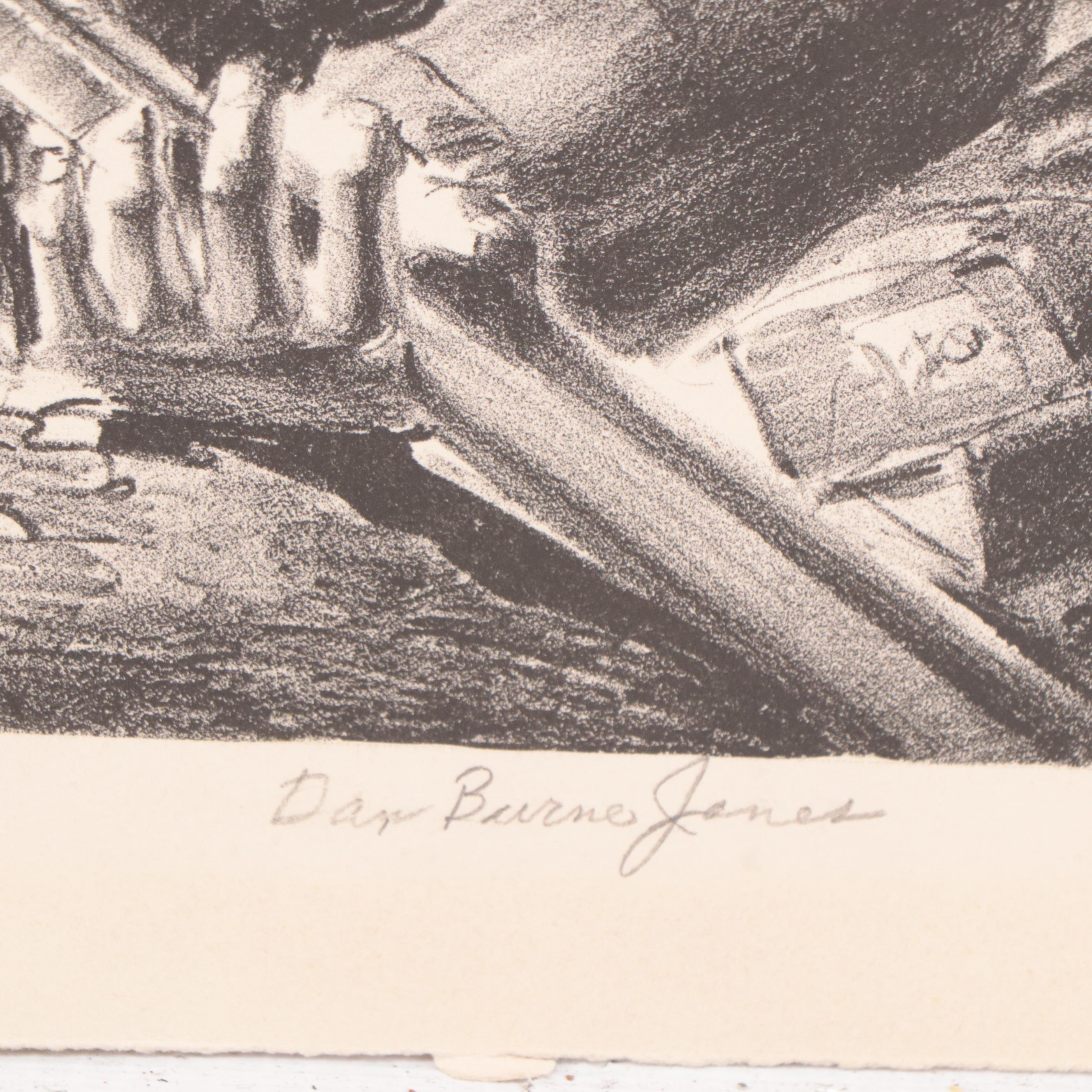 Dan Burne Jones Lithograph Illustration | EBTH