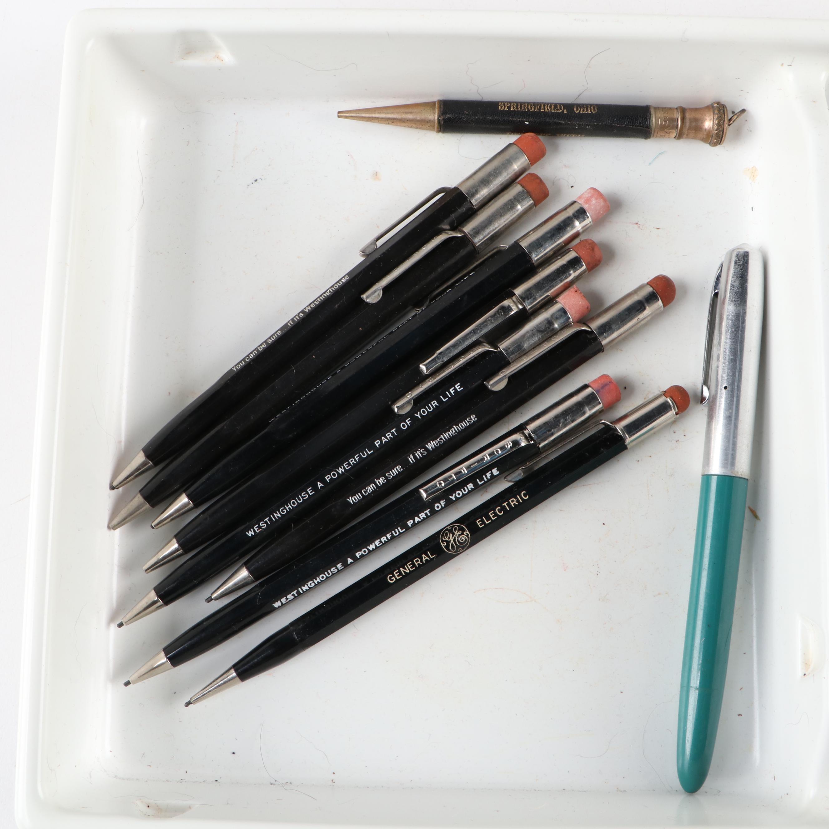 Vintage Advertising Pencil and Pen Assortment | EBTH