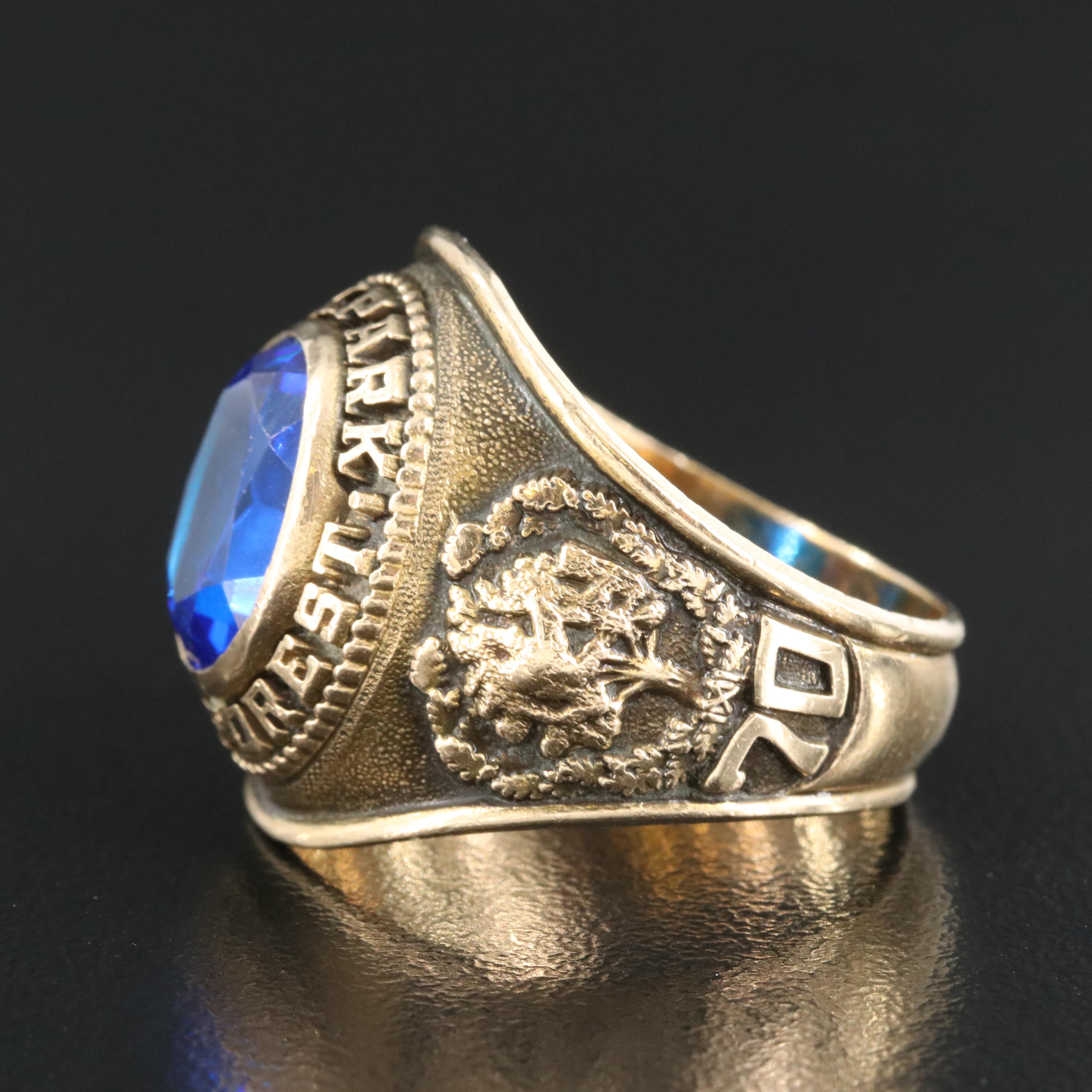 1970 Dieges & Clust 10K Spinel Class Ring | EBTH
