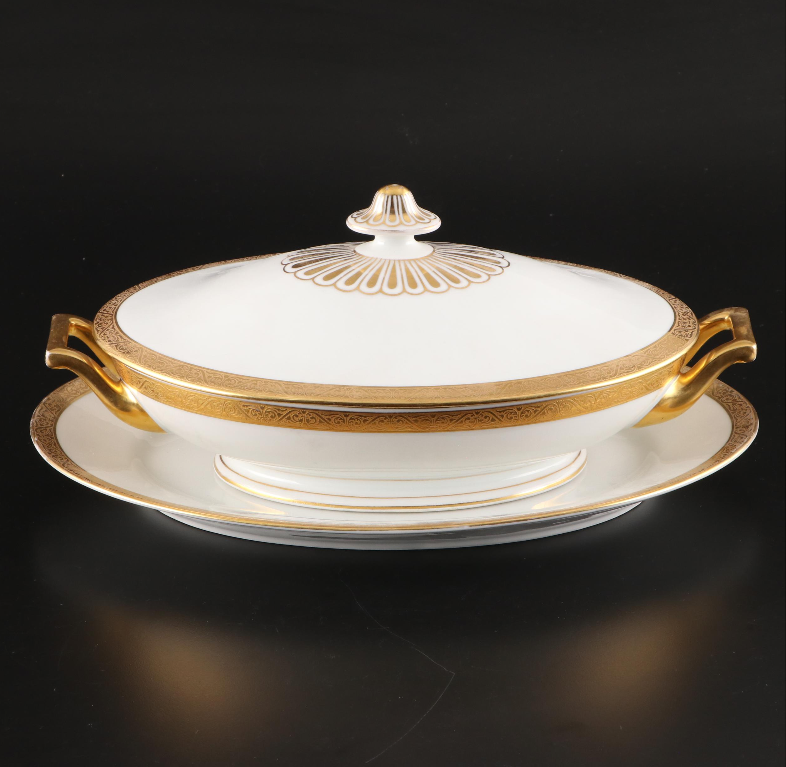 Thomas Bavarian Gilt Porcelain Dinnerware, Mid to Late 20th Century | EBTH