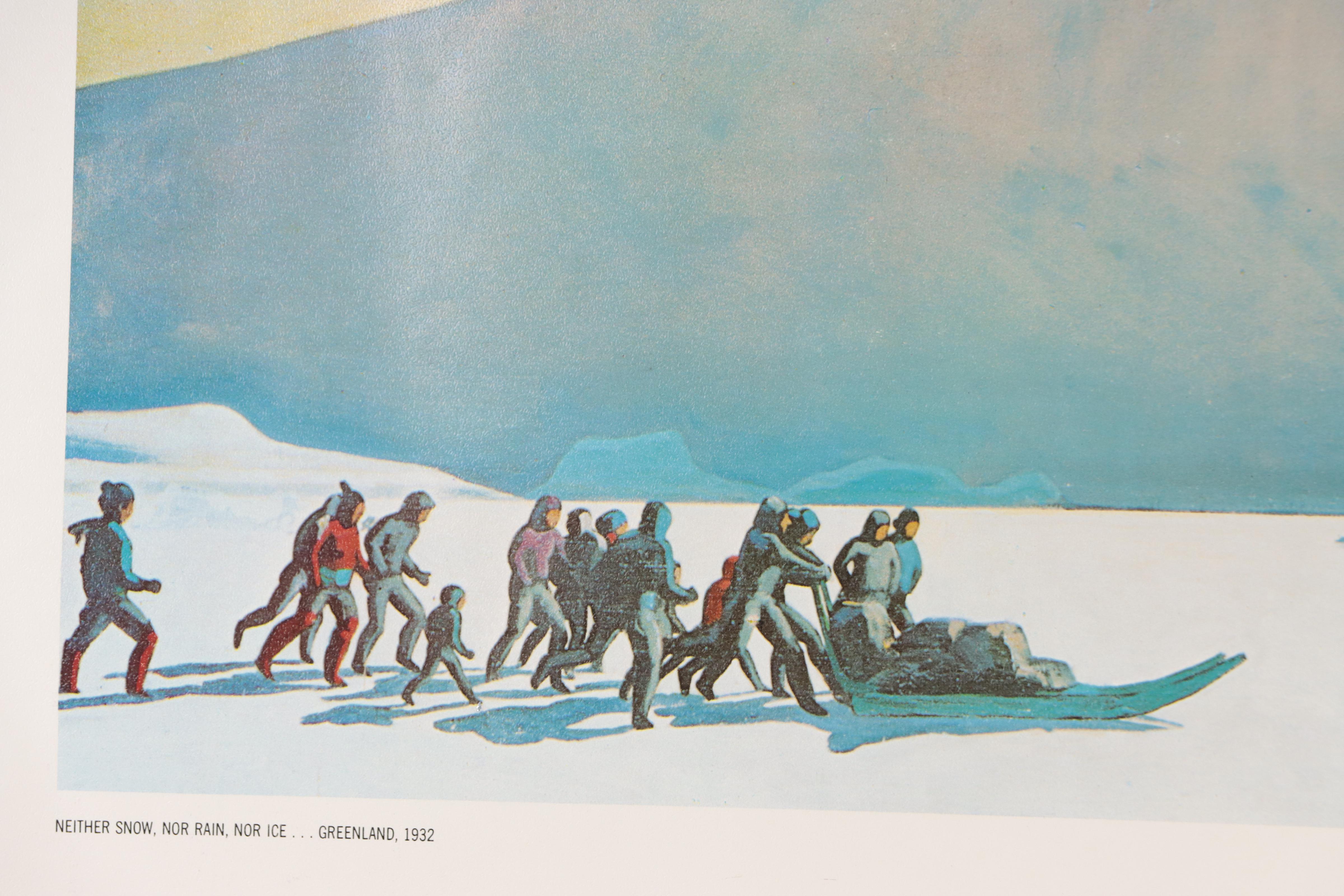 Offset Lithograph Poster "Rockwell Kent's World: A Retrospective," 1977 ...