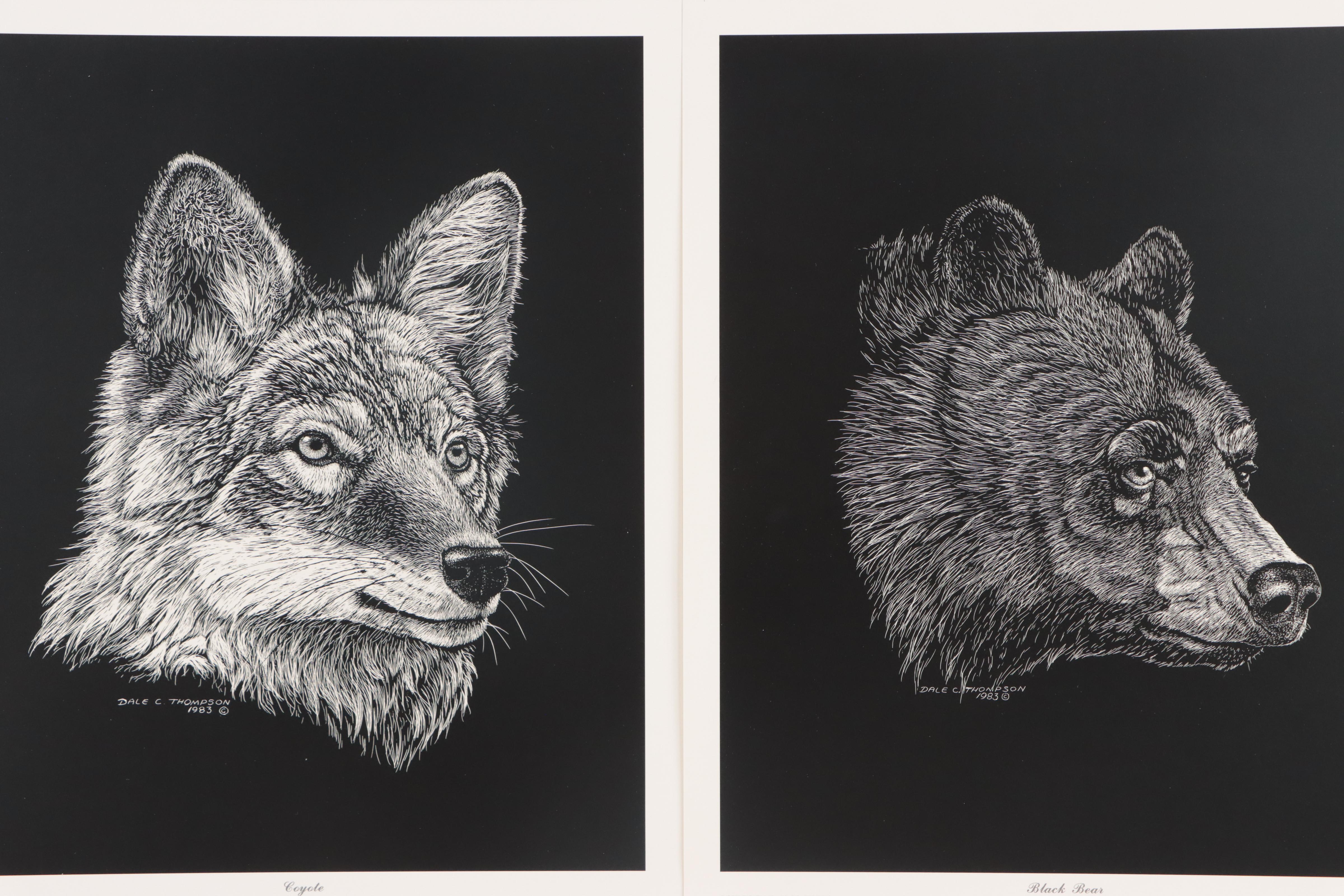 Photomechanical Prints After Dale C. Thompson "Portfolio of Wildlife ...