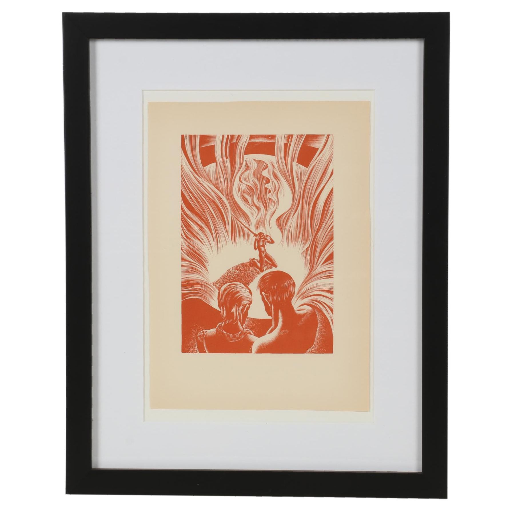 Lynd Ward Art Deco Woodcut From "Wild Pilgrimage," 1932 | EBTH