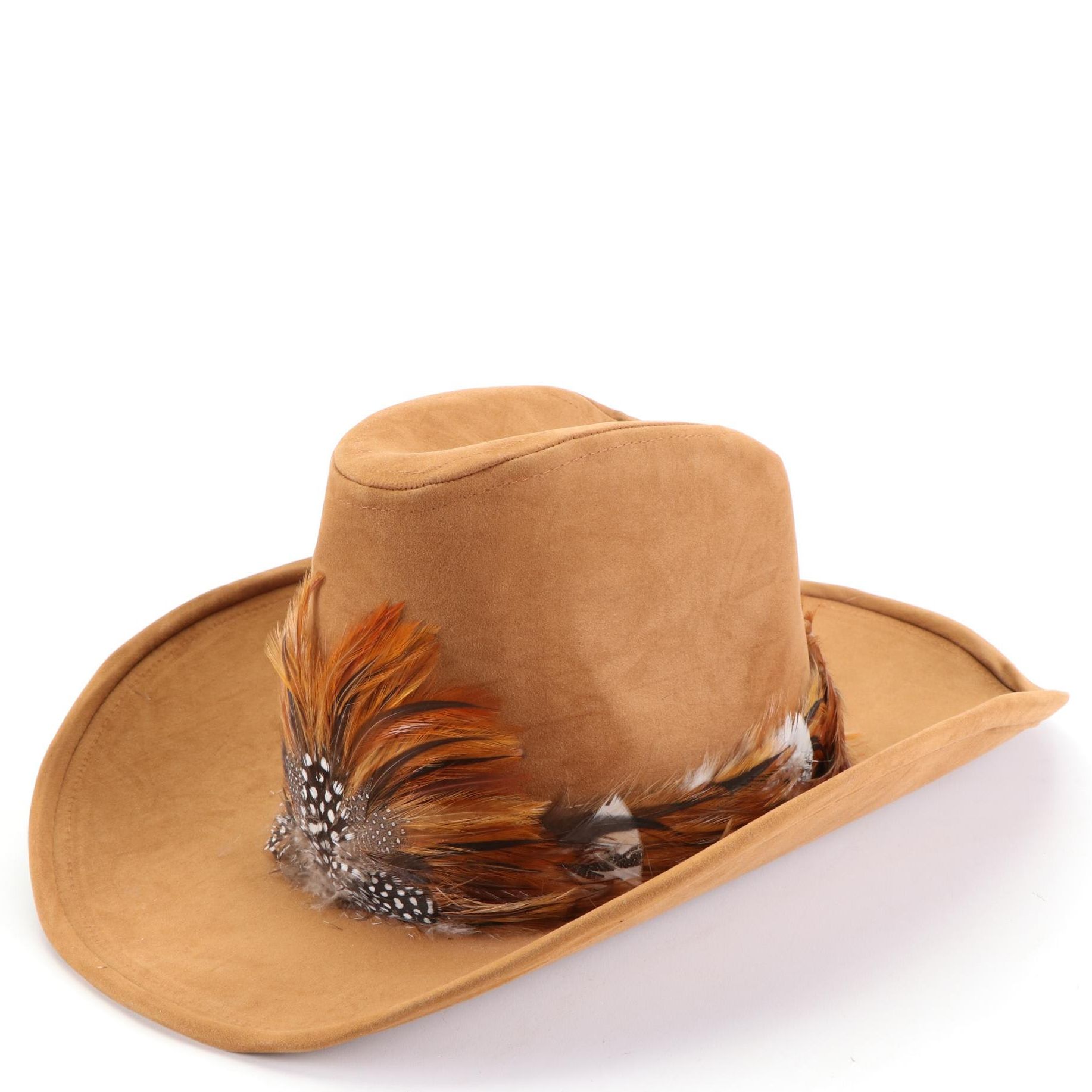 Bronco-Buster Western Style Feathered Hat | EBTH