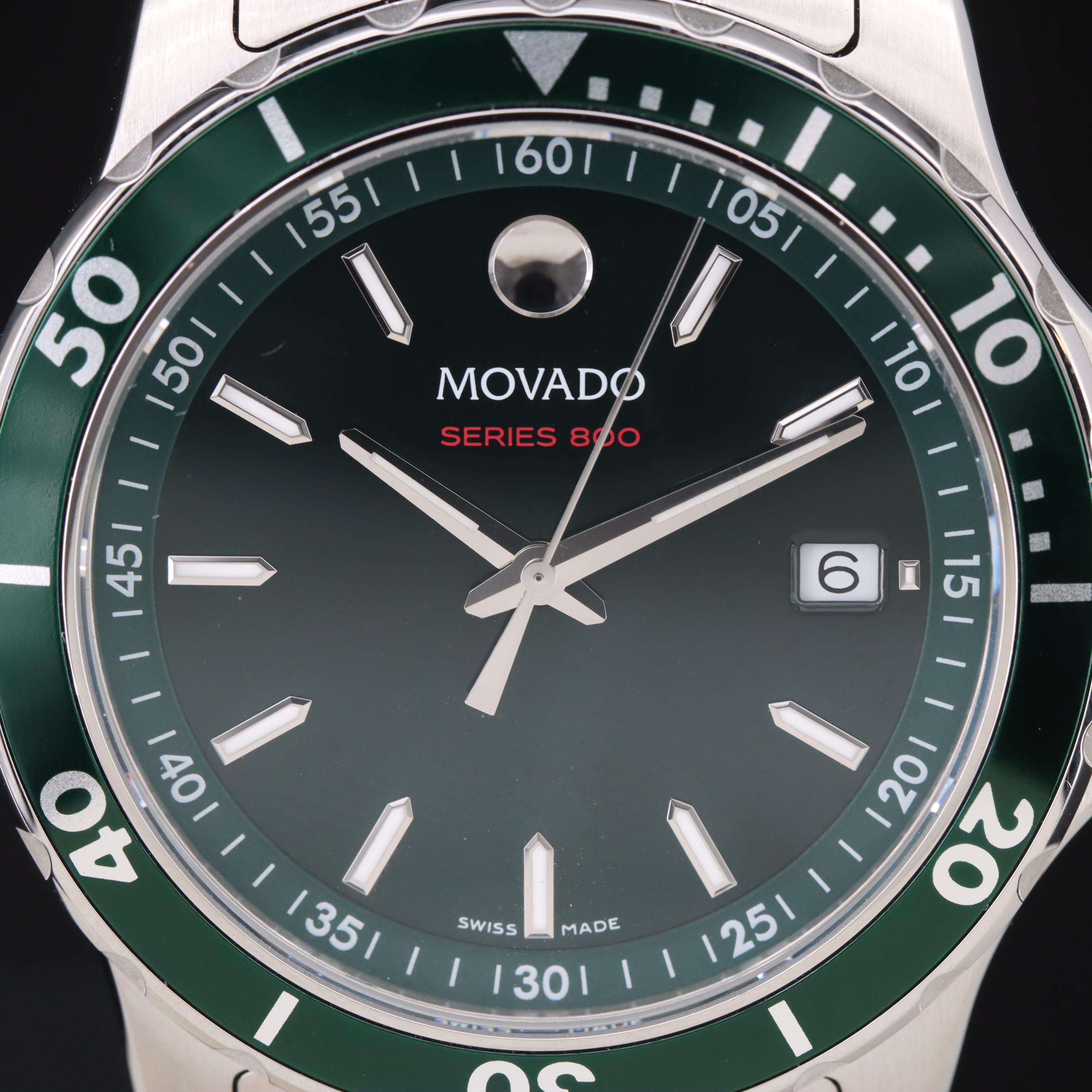 Movado Series 800 Dive Stainless Steel Wristwatch | EBTH
