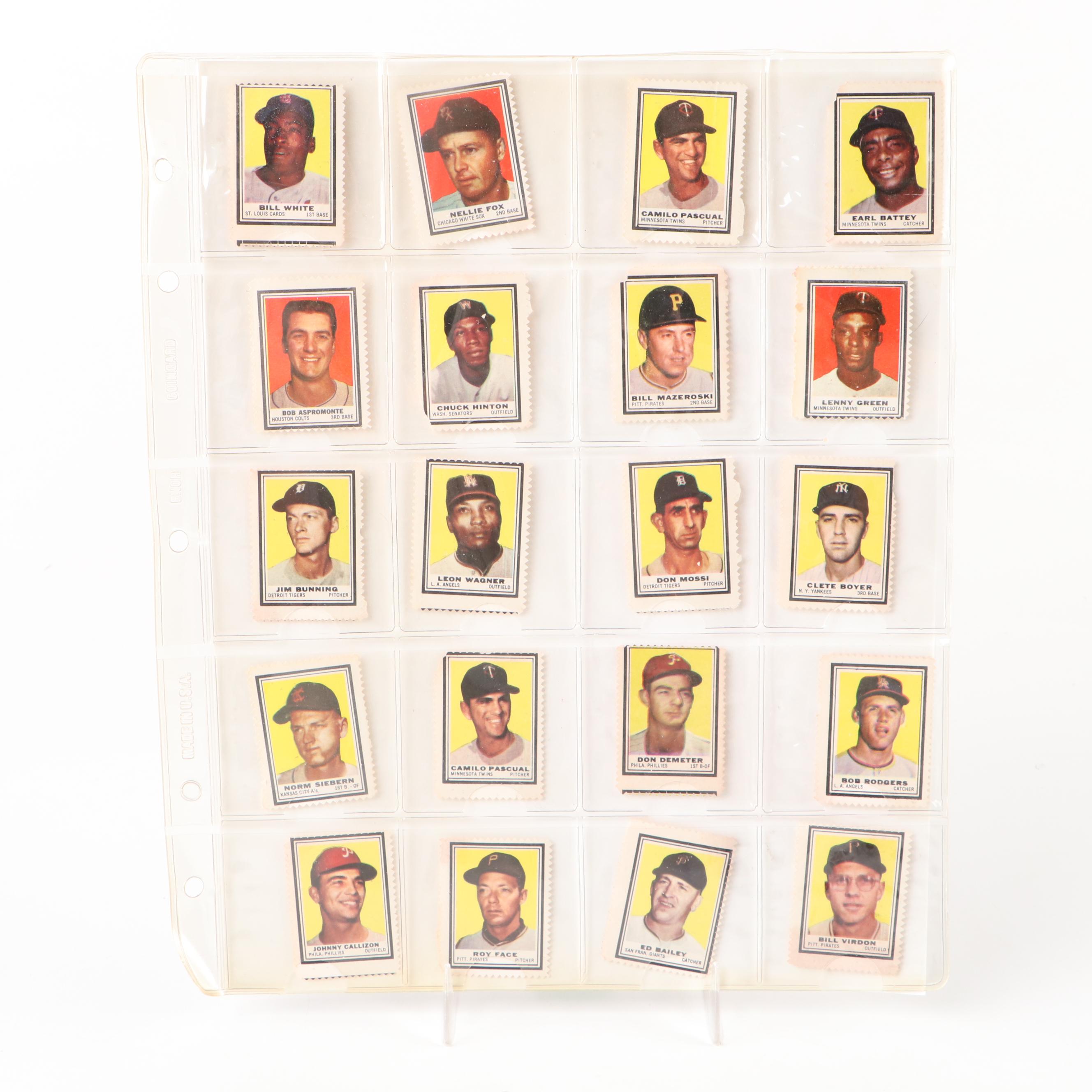 1964 Topps Hank Aaron and Other Baseball Cards, Coins and 1962 Stamps ...