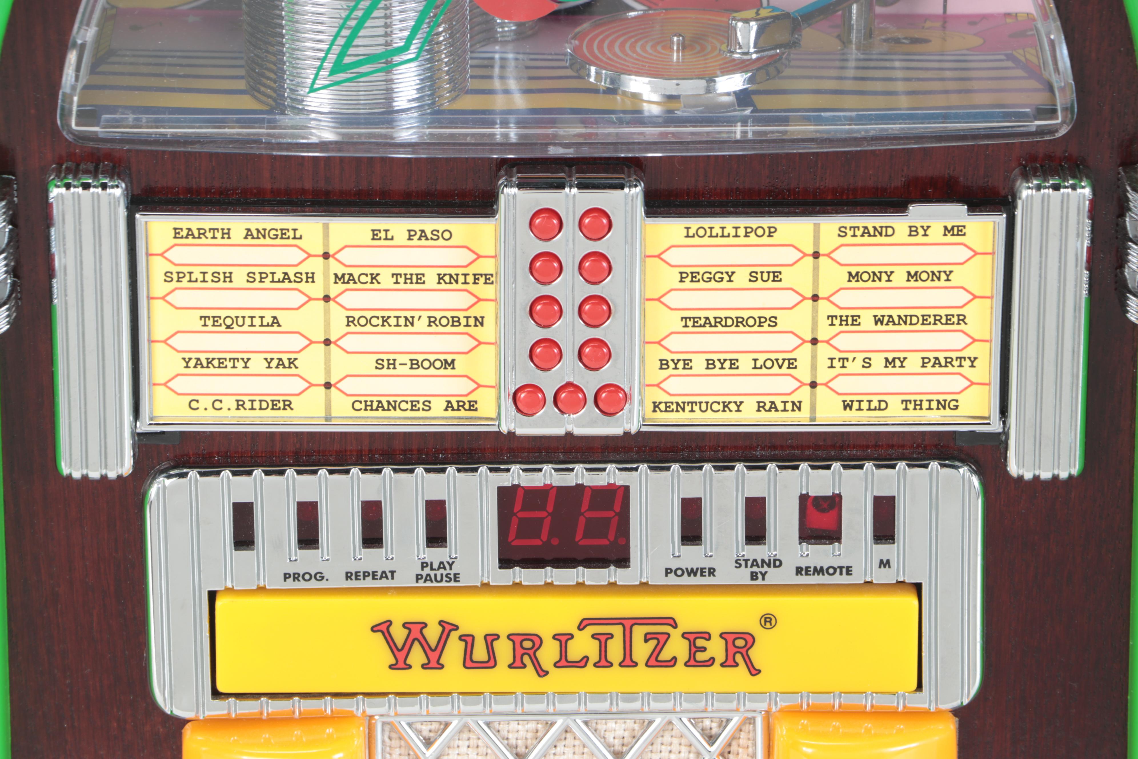Wurlitzer WR-18 Jukebox Shaped CD Player/FM Radio, 2003 | EBTH