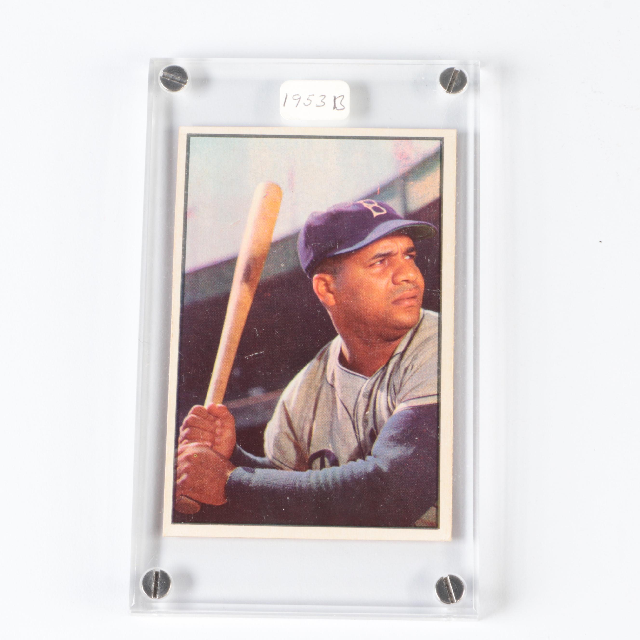 1953 Bowman Color Stan Musial PSA 6 with Mickey Mantle, Yogi Berra and ...