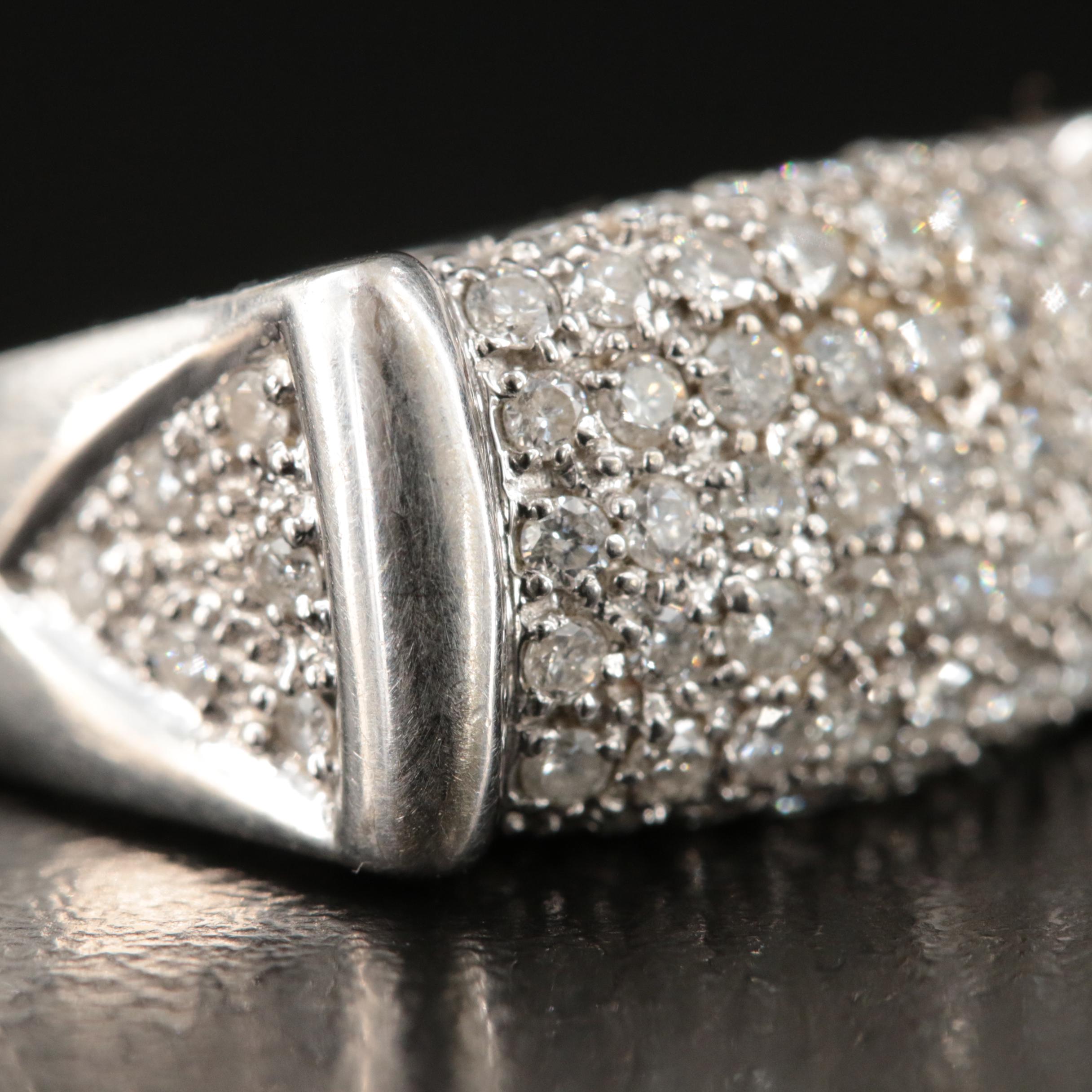 Laura Ramsey for Gems at Large 14K 1.10 CTW Pavé Diamond Ring | EBTH