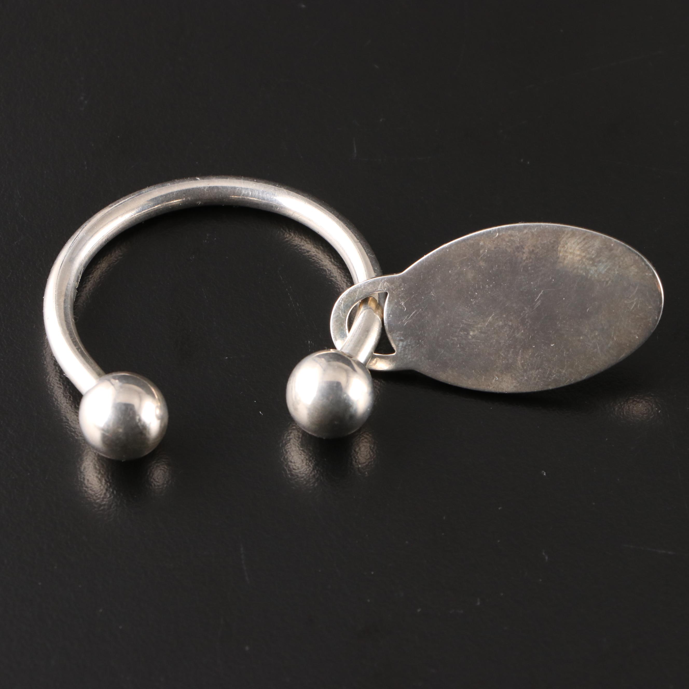 Tiffany & Co. Sterling Silver Key Ring, 2001 | EBTH