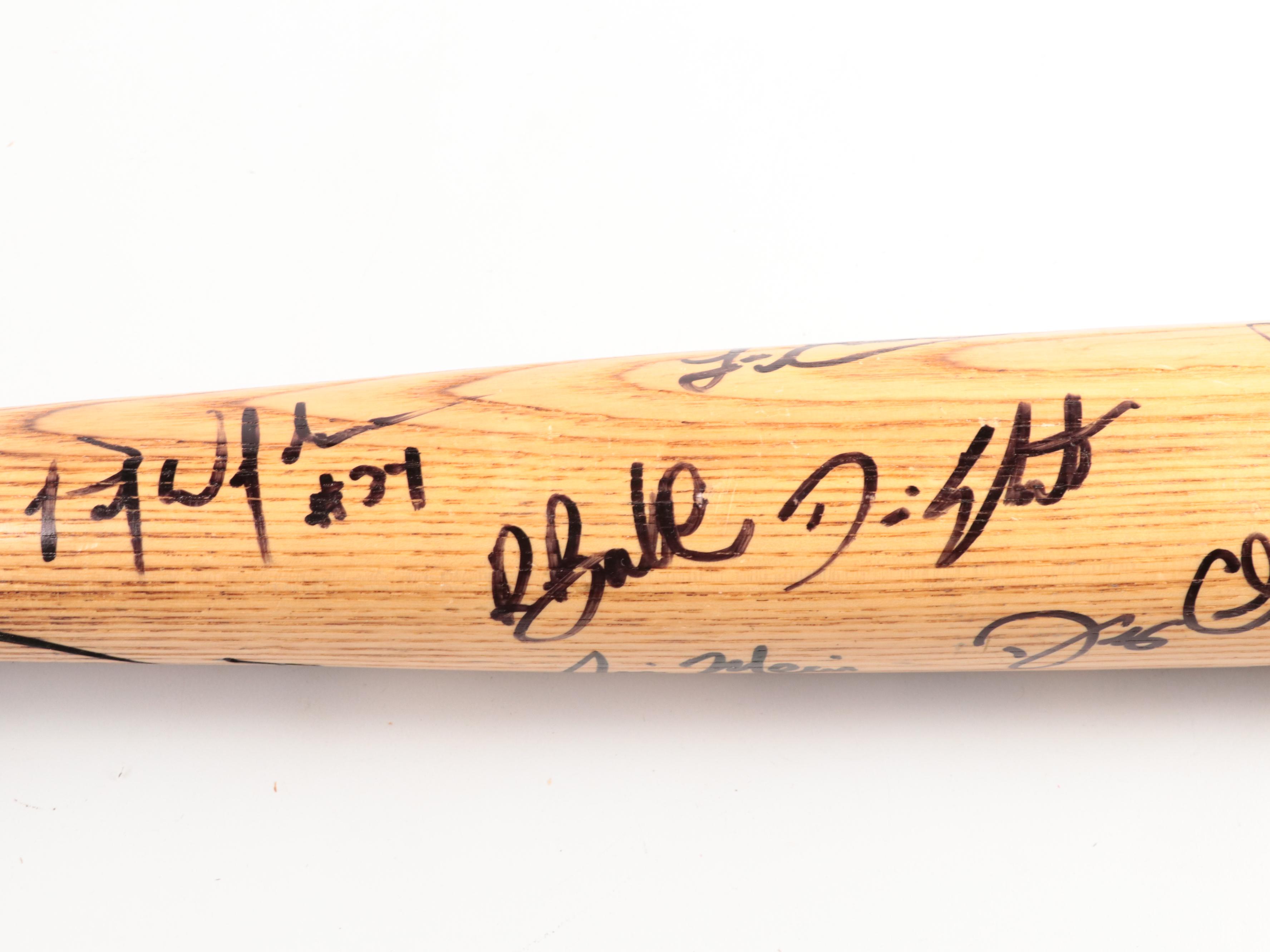 Jose Canseco, Johnny Bench, and Alex Rodriguez Model Bats with Team ...