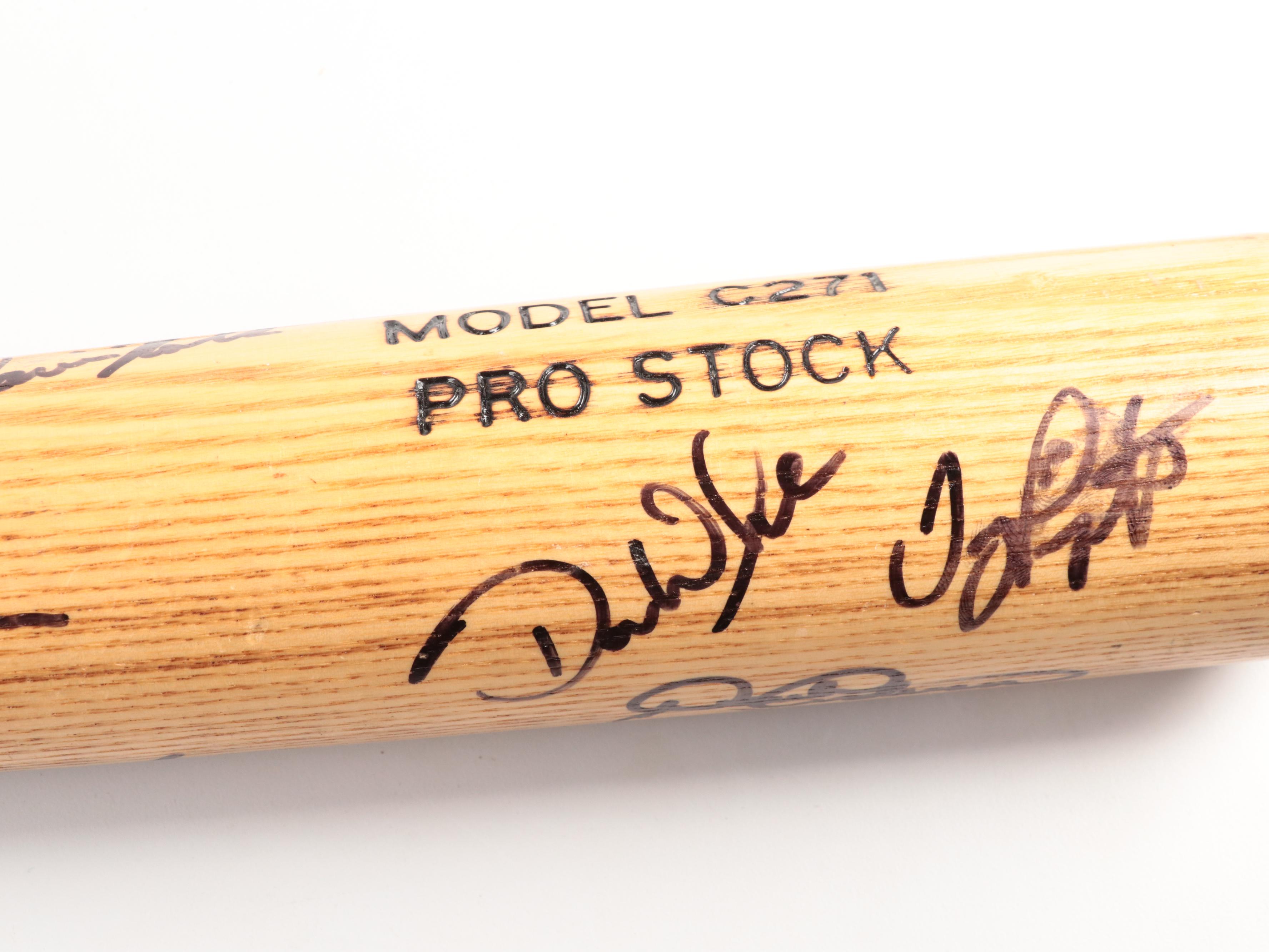 Jose Canseco, Johnny Bench, and Alex Rodriguez Model Bats with Team ...