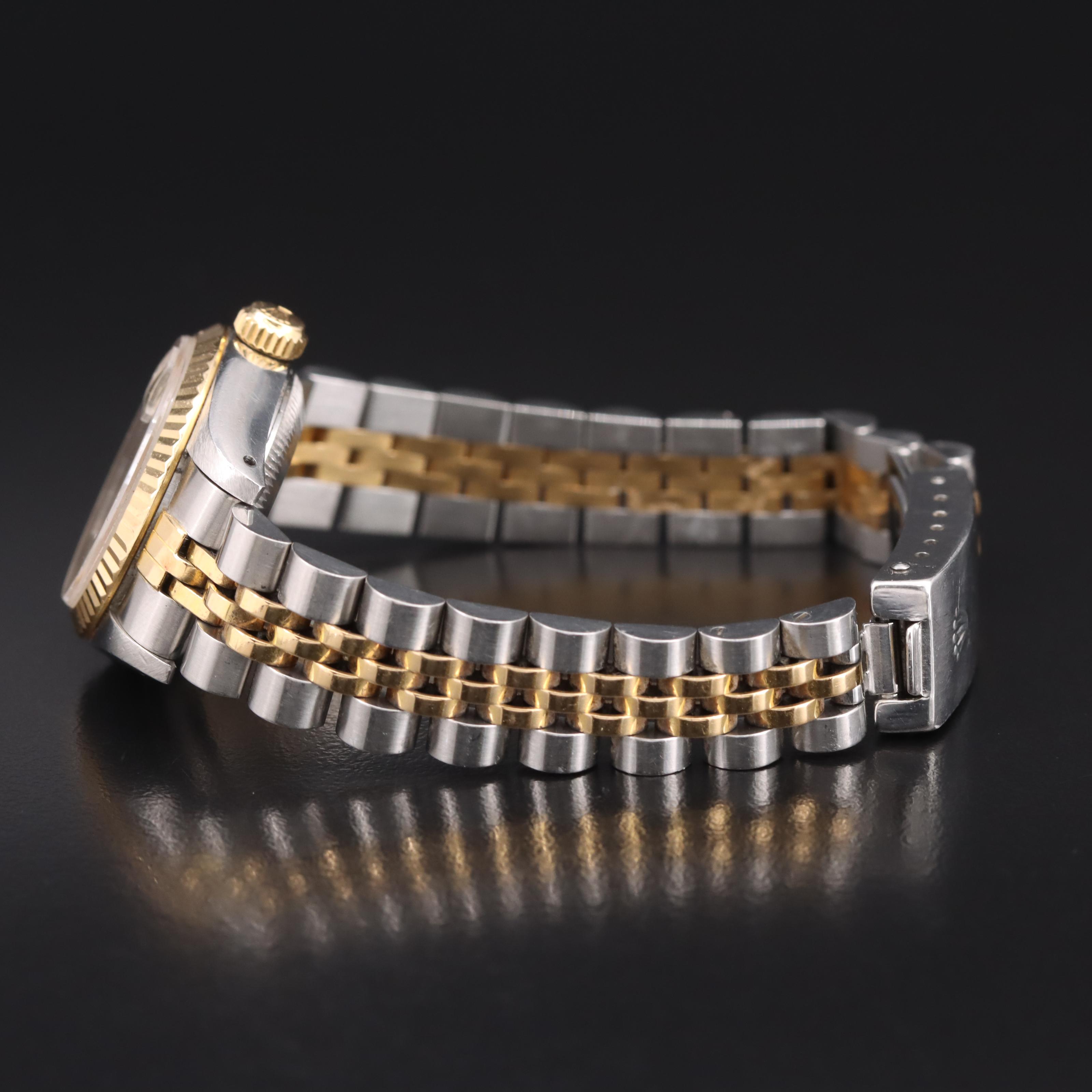 1985 Rolex Datejust 18K and Stainless Steel Wristwatch | EBTH