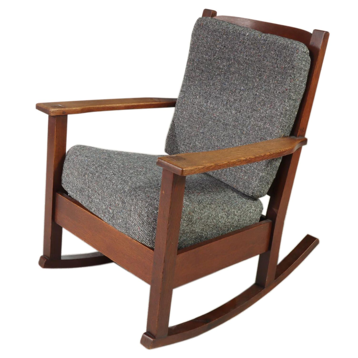 Limbert Arts and Crafts Oak Rocker, Early 20th Century | EBTH