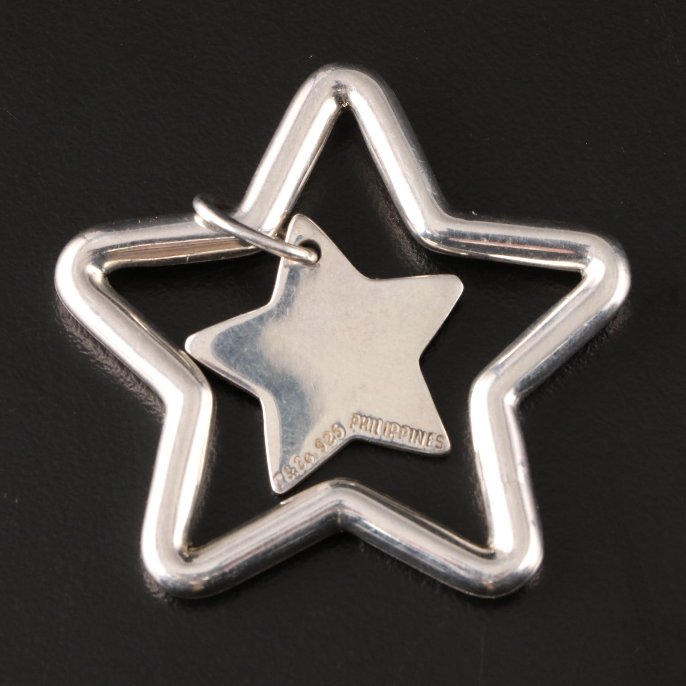 Tiffany & Co. Sterling Silver Star Key Ring | EBTH