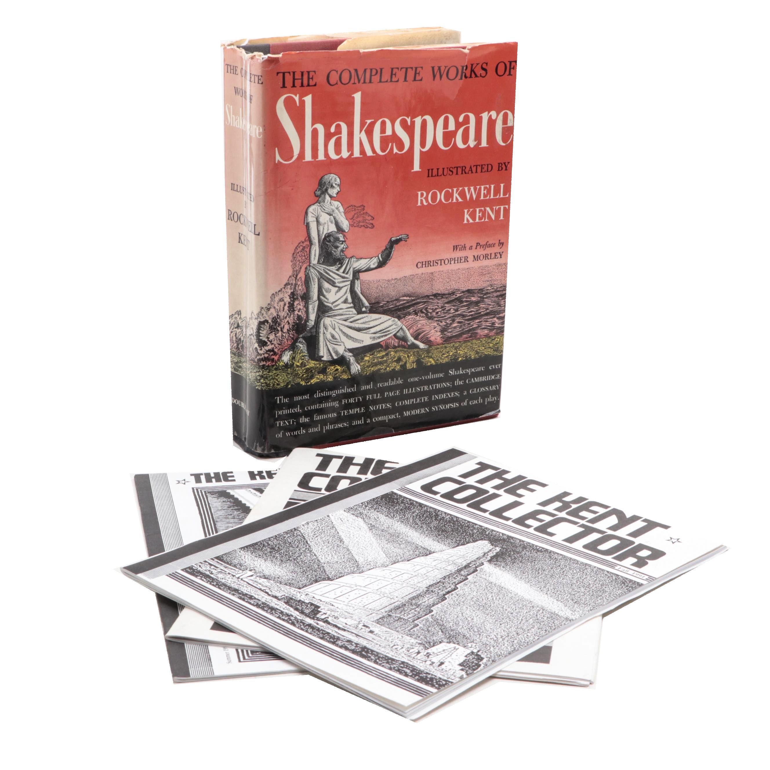 Rockwell Kent Illustrated "The Works of Shakespeare" with "The Kent ...