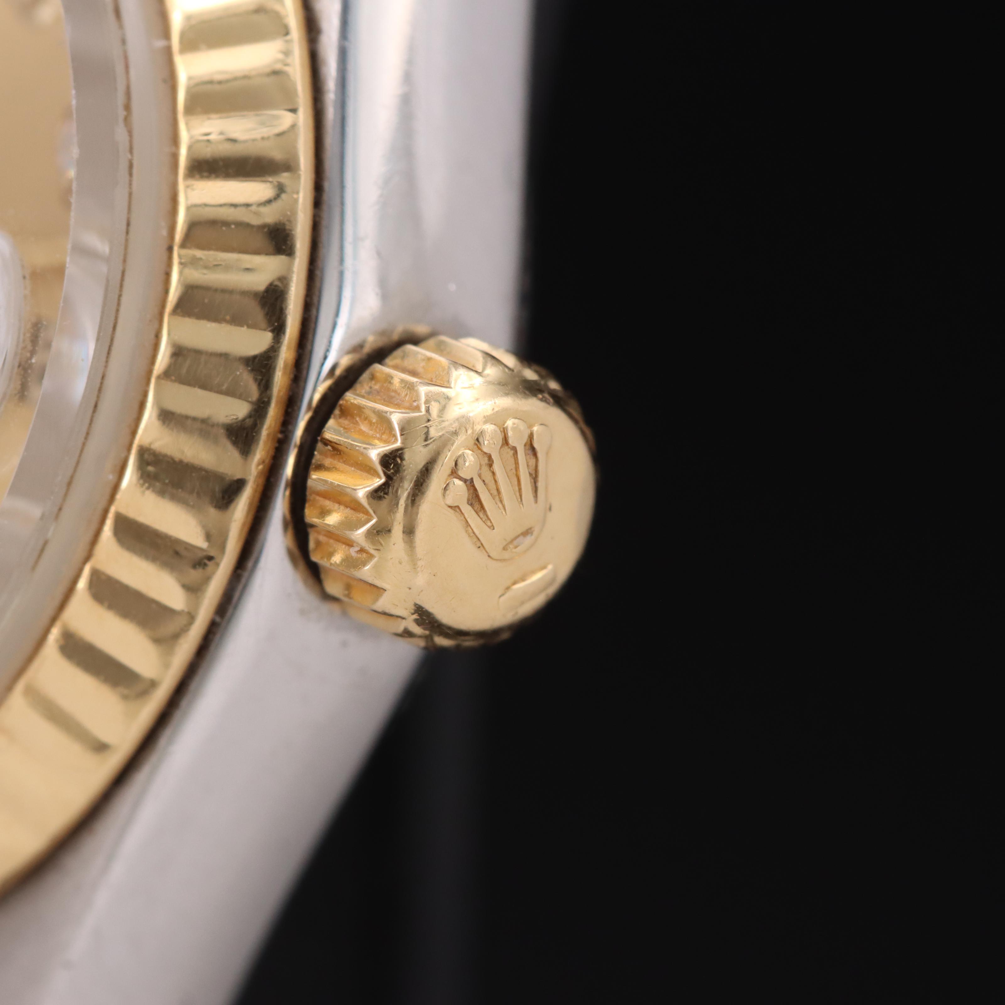 1985 Rolex Oyster Perpetual Datejust 18K and Stainless Steel Wristwatch ...