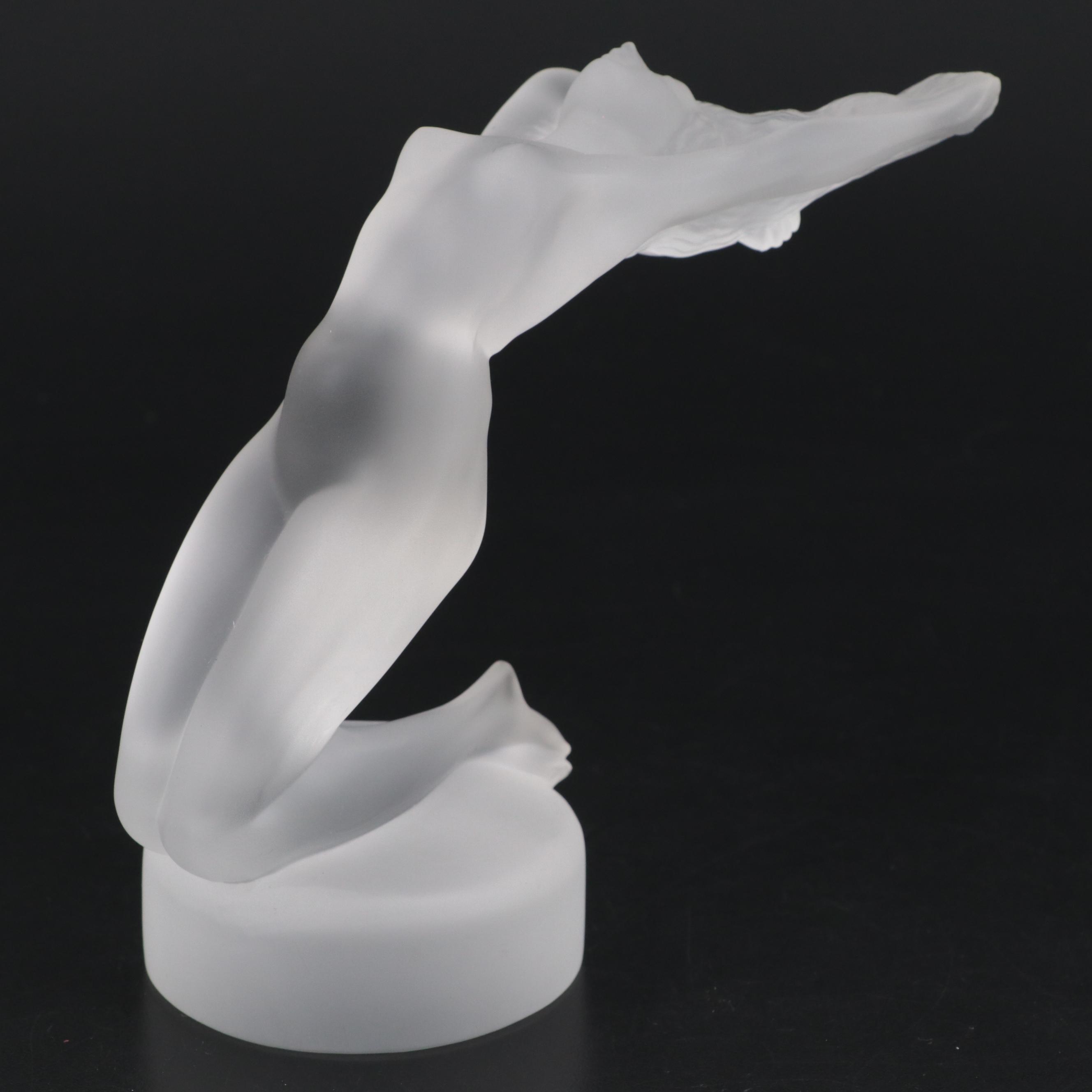 Lalique "Chrysis" Frosted Crystal Figural Paperweight, 1945–1977 | EBTH