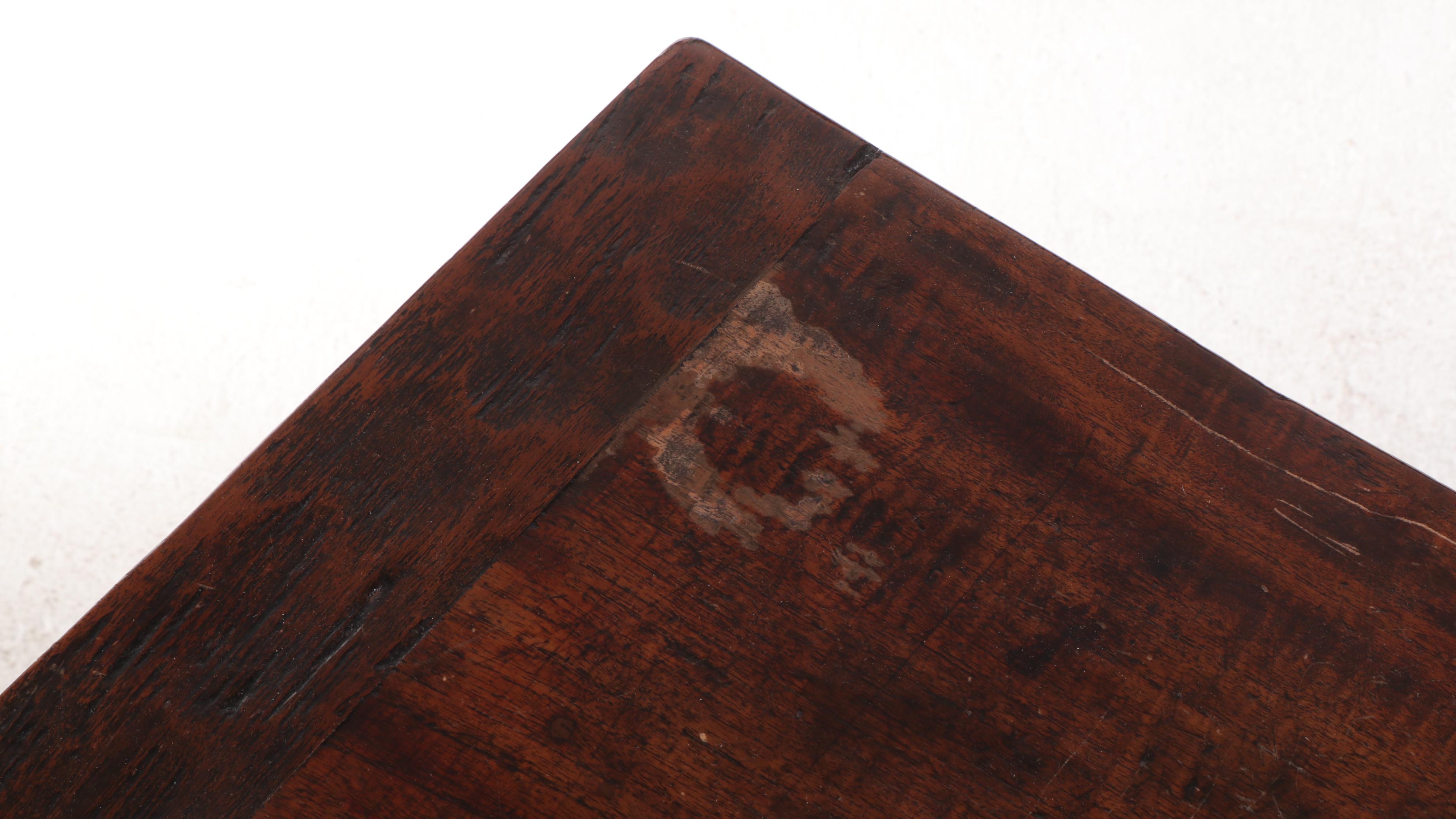 French Provincial Oak Breadboard Top Work Table, 18th or 19th Century ...