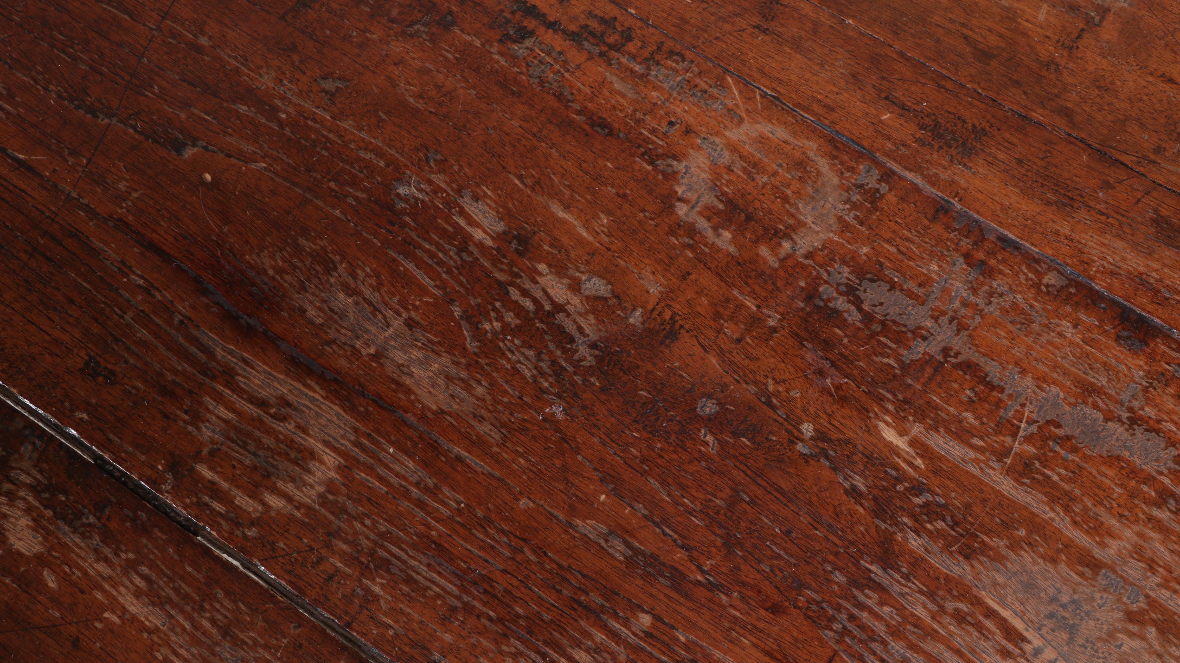 French Provincial Oak Breadboard Top Work Table, 18th or 19th Century ...