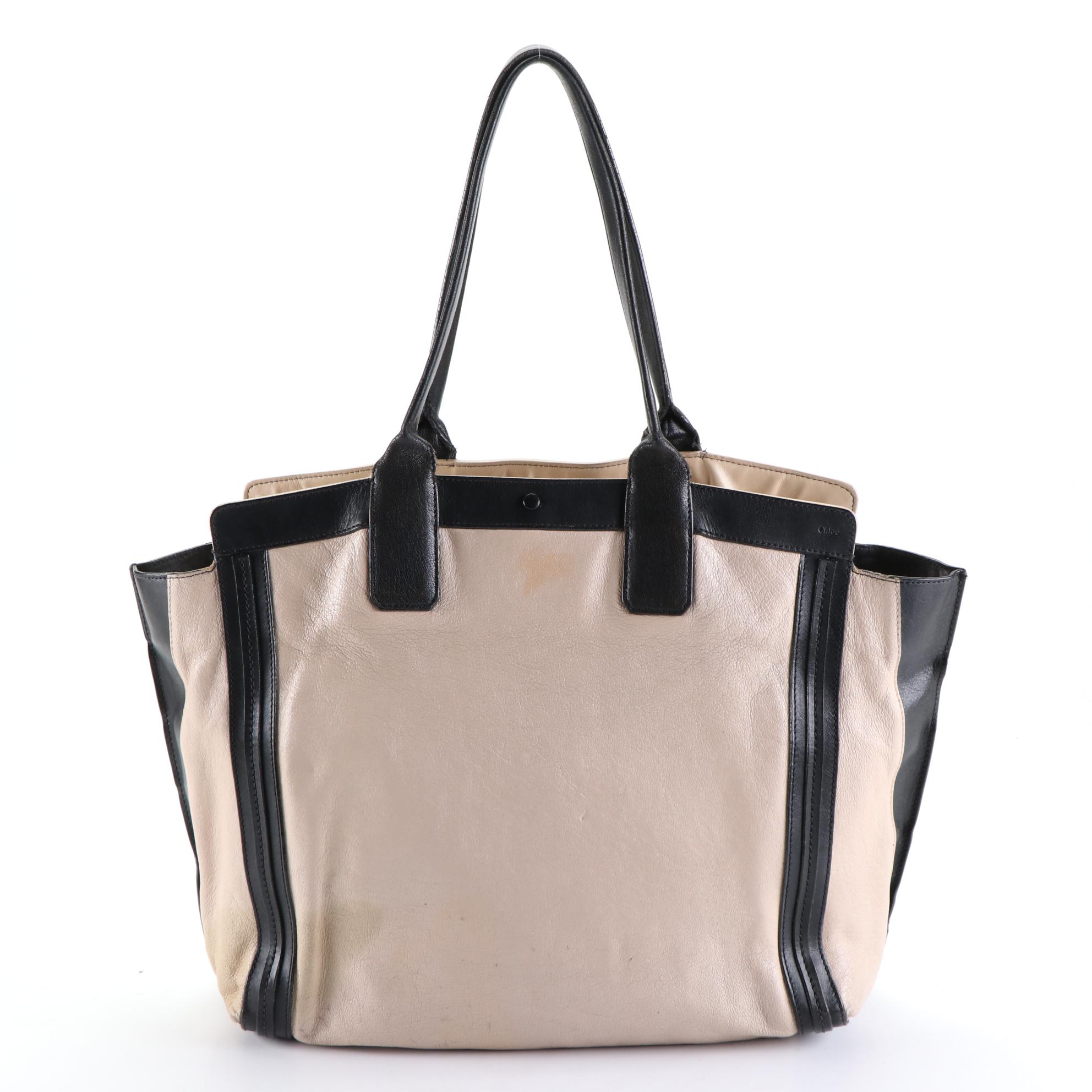 Chloé Bay Large Satchel Bag in Quilted Tan Leather | EBTH