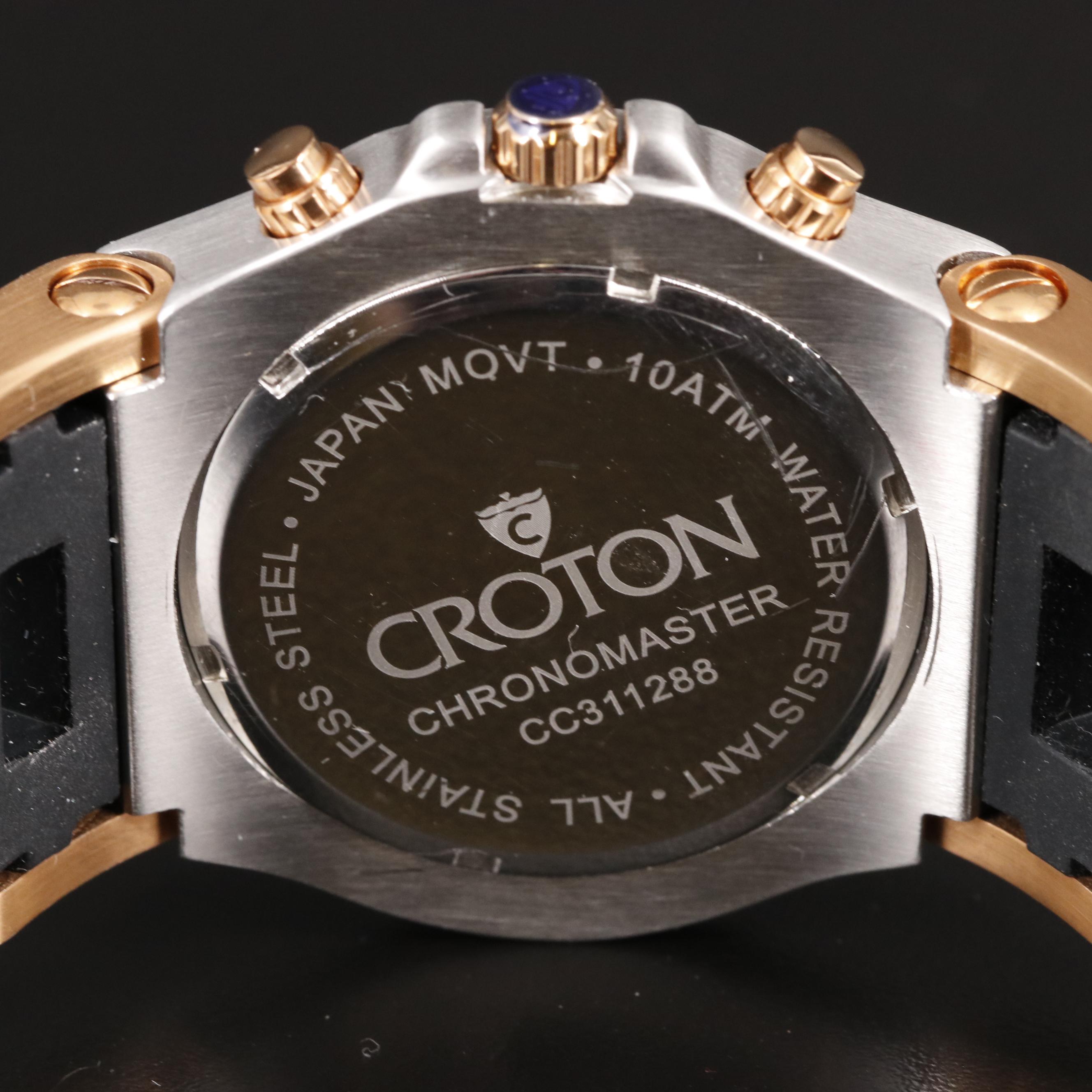 Croton Chronomaster Stainless Steel Wristwatch | EBTH