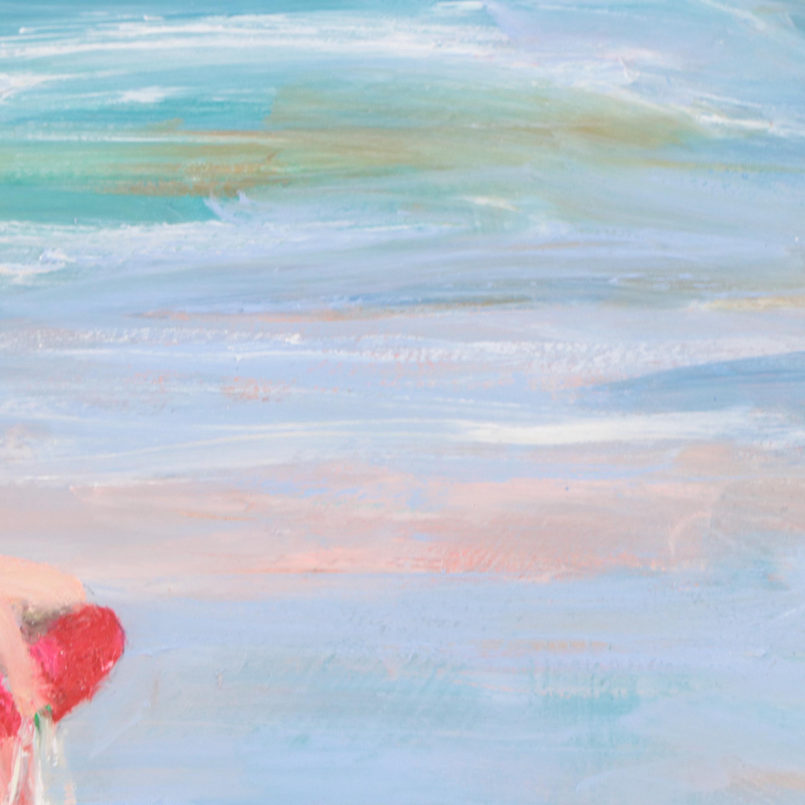 Nino Pippa Oil Painting "Southeast Florida - Children Playing on the ...