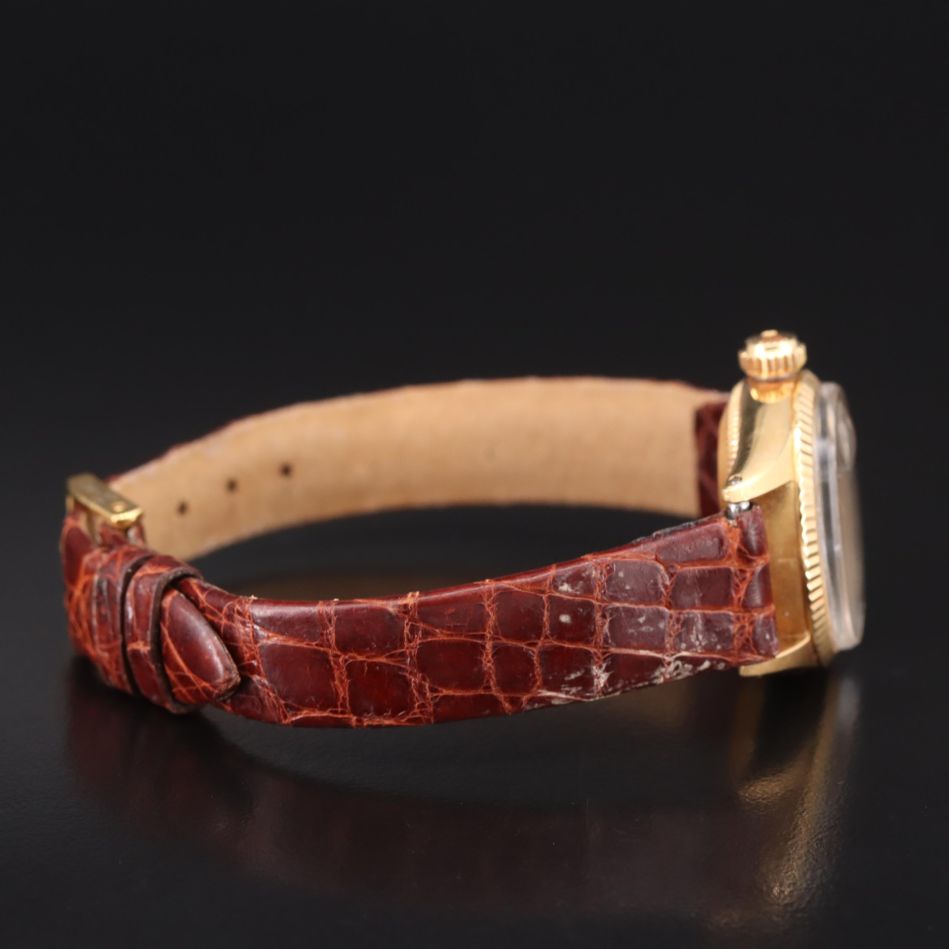 1957 Rolex Oyster Perpetual Lady-Datejust 18K Wristwatch | EBTH