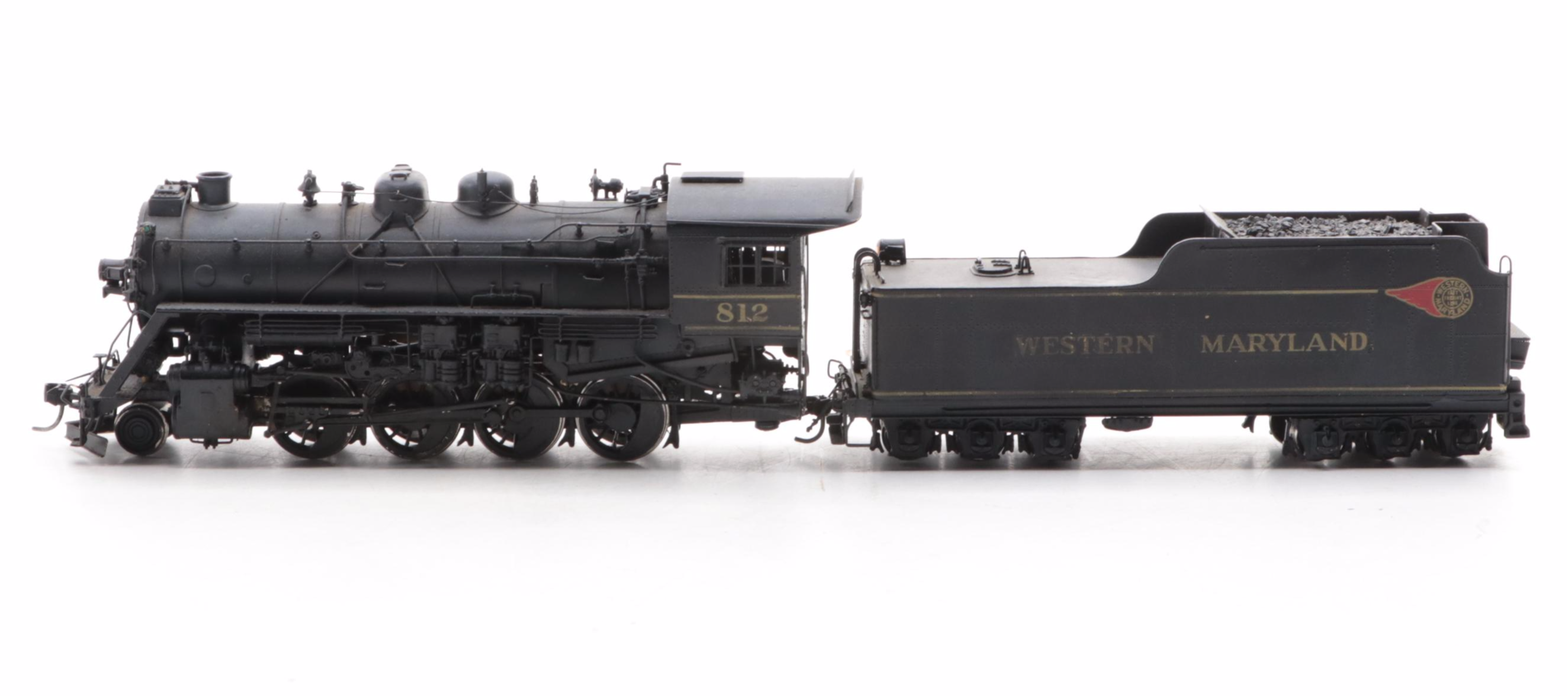 Pacific Fast Mail Western Maryland HO Scale 2-8-0 Locomotive and Tender ...