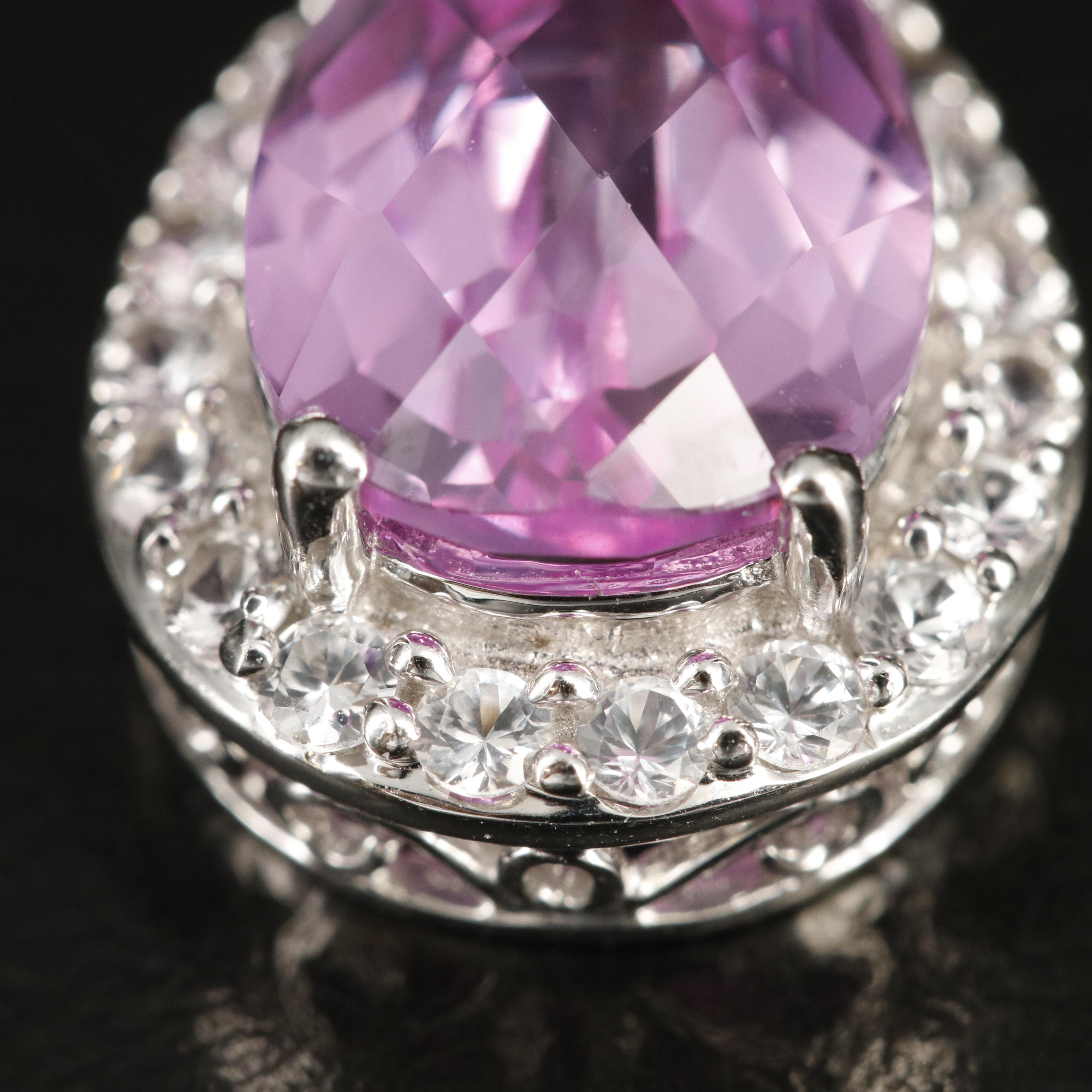 10K Sapphire Teardrop Pendant | EBTH