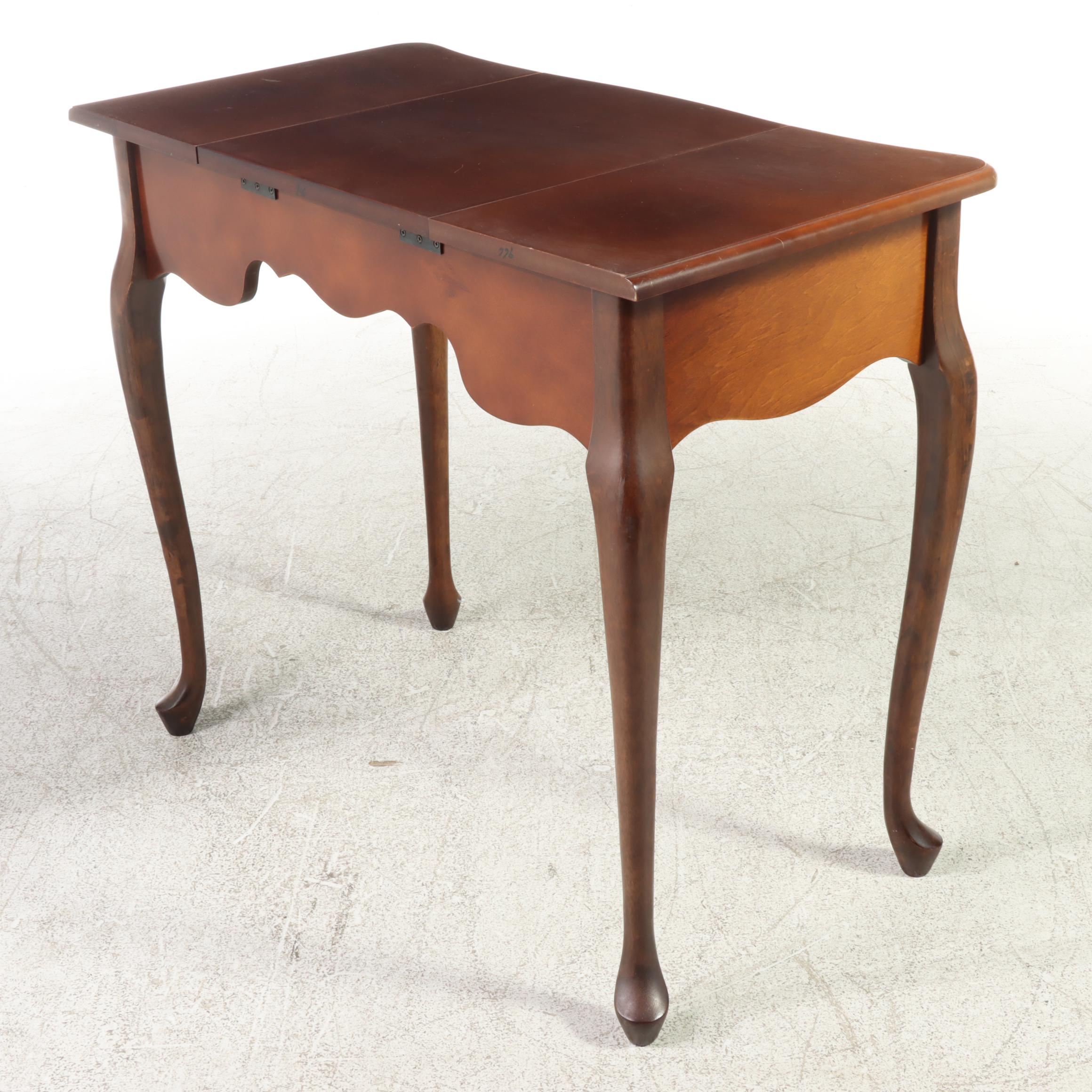 The Bombay Company Queen Anne Style Mahogany-Stained Enclosed Dressing ...